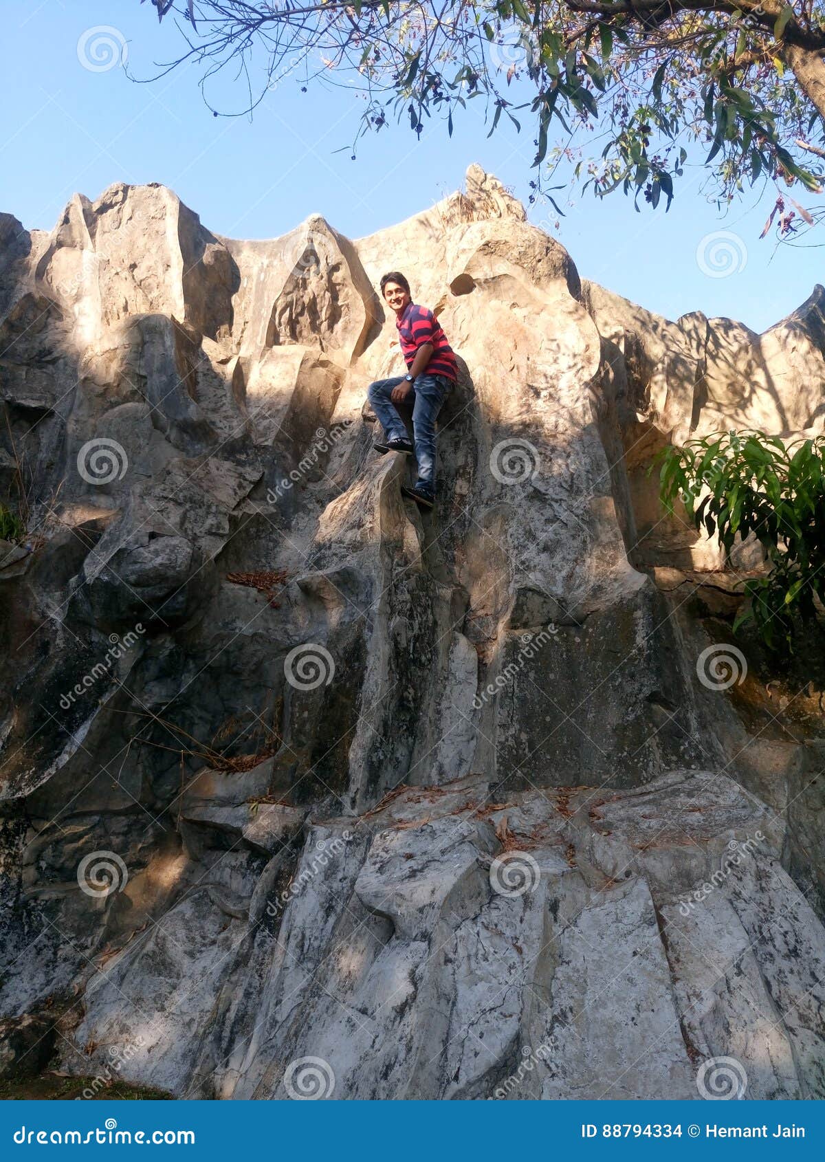 Man rock climbing stock photo. Image of adventure, range - 88794334