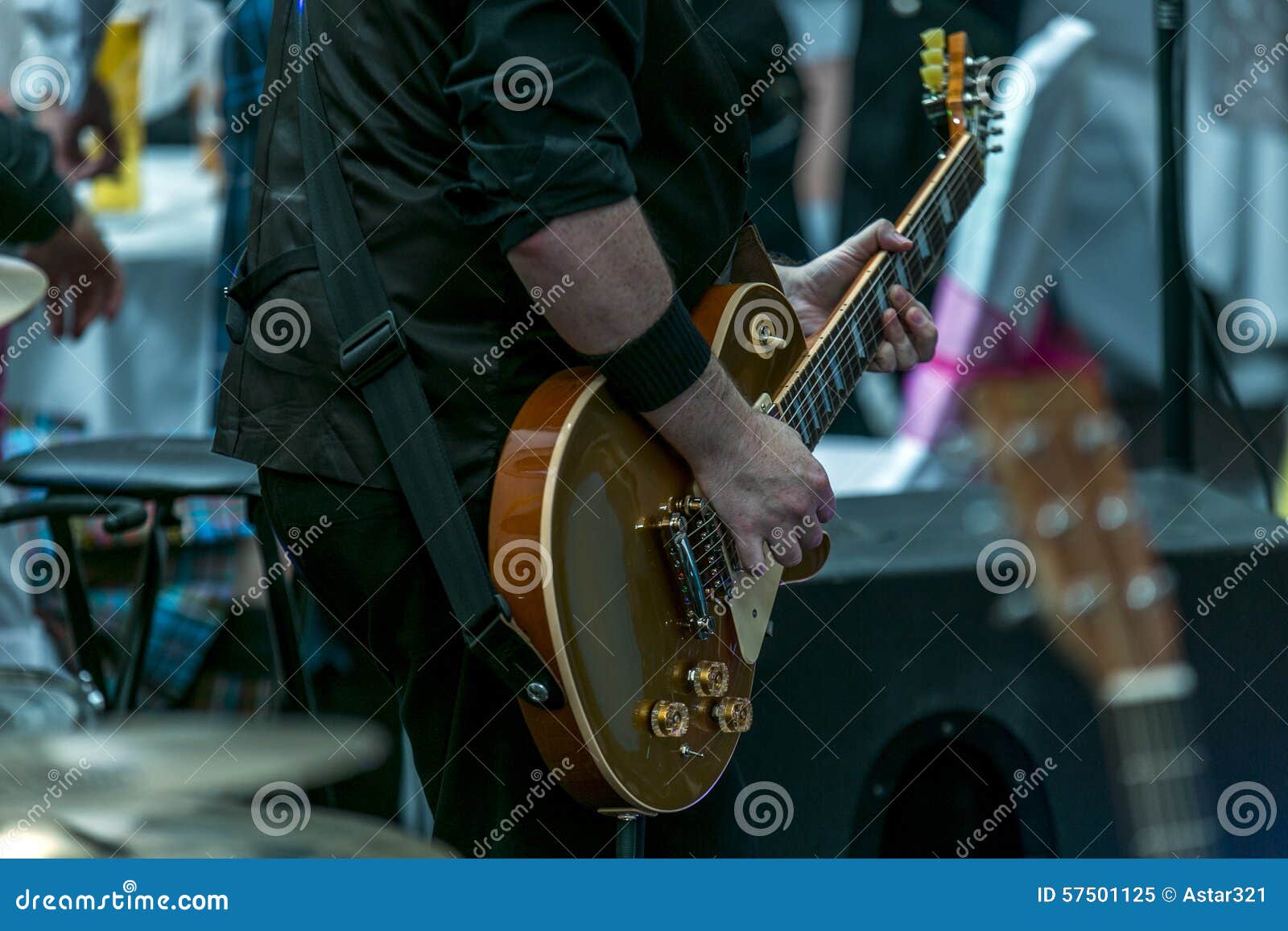 Man rocking on a guitar stock image. Image of modern - 57501125