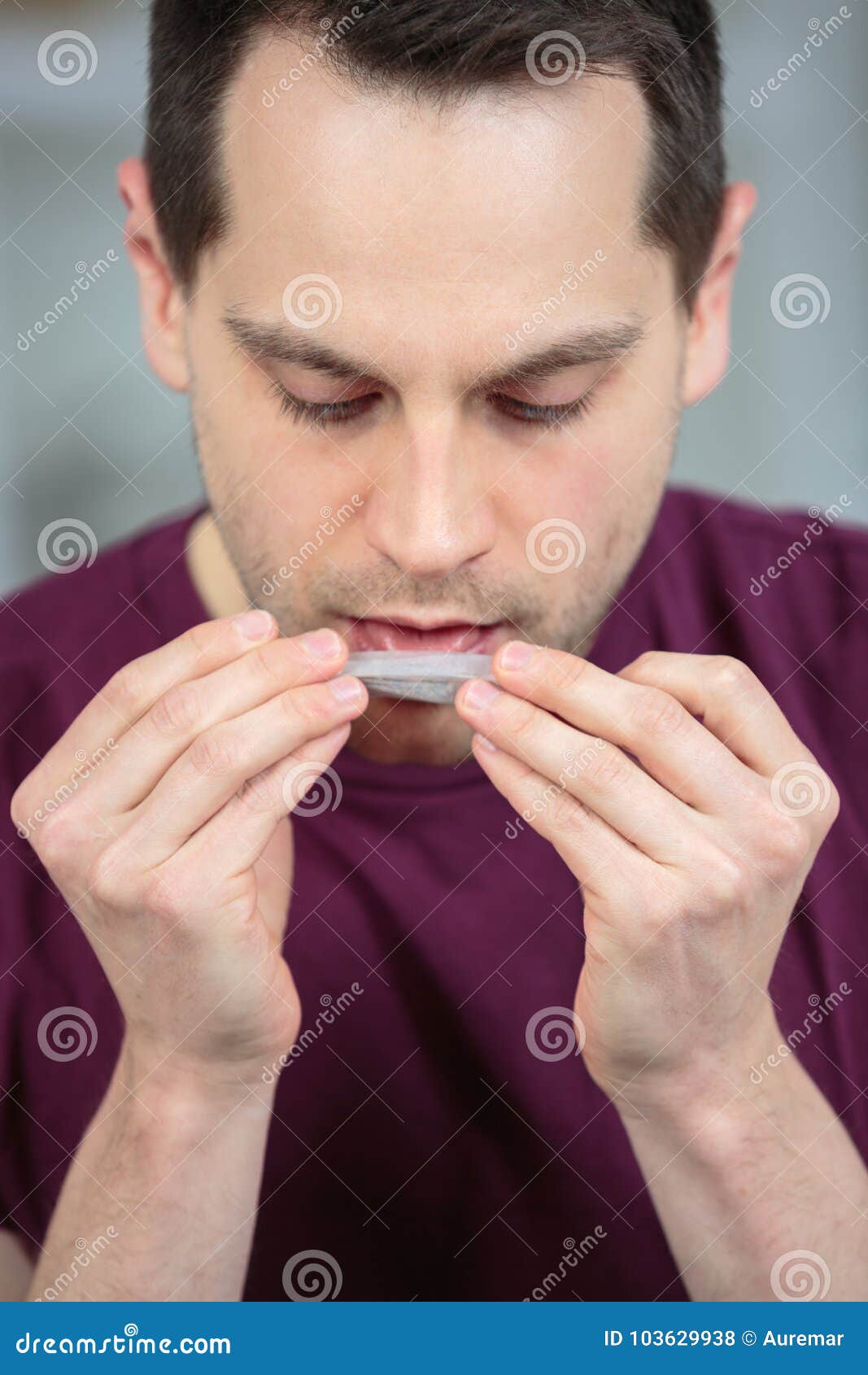 Man Rolling Marijuana Joint Stock Photo - Image of holding, alternative ...