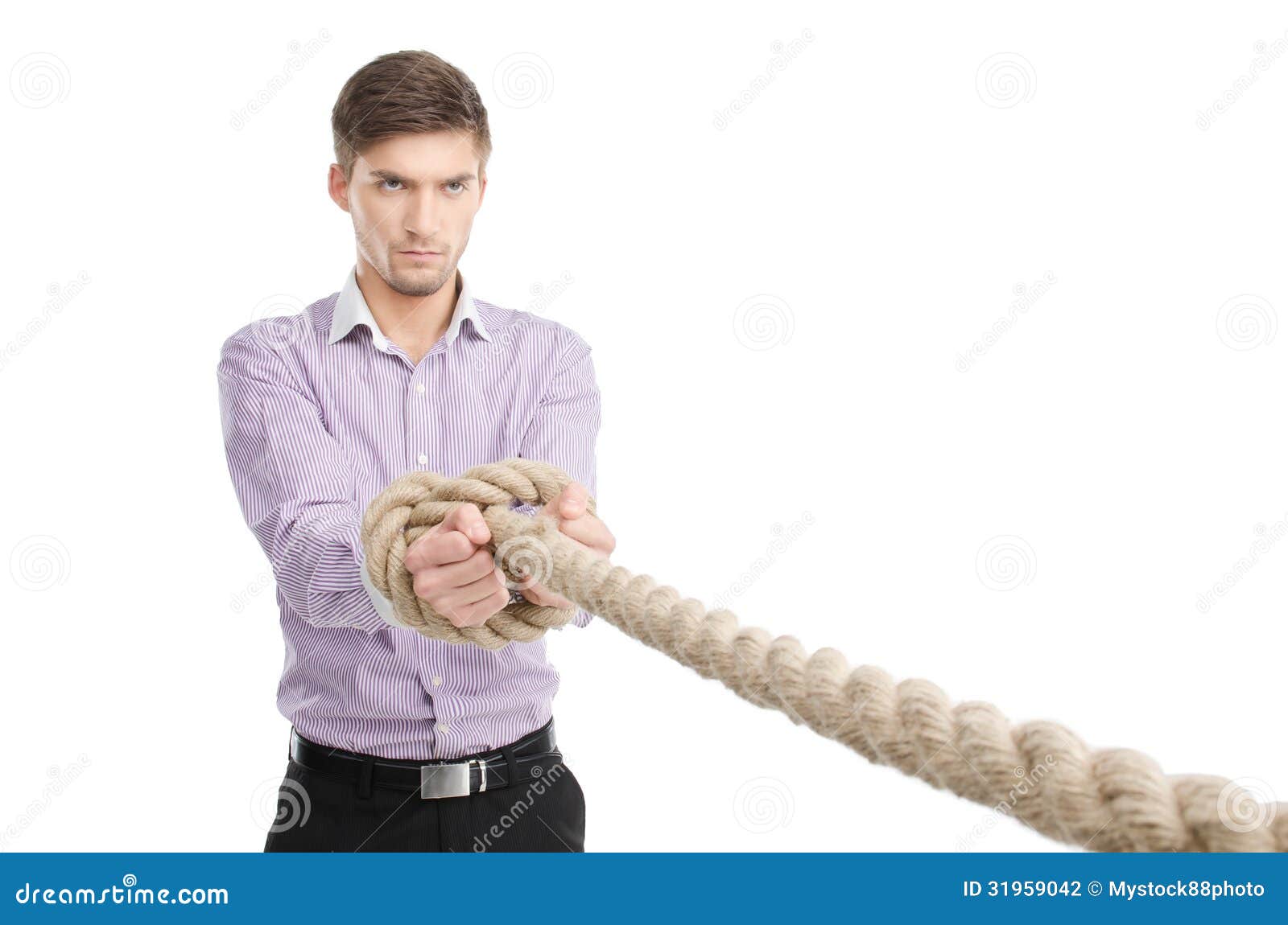 Man and rope stock photo. Image of hostage, male, hand - 31959042