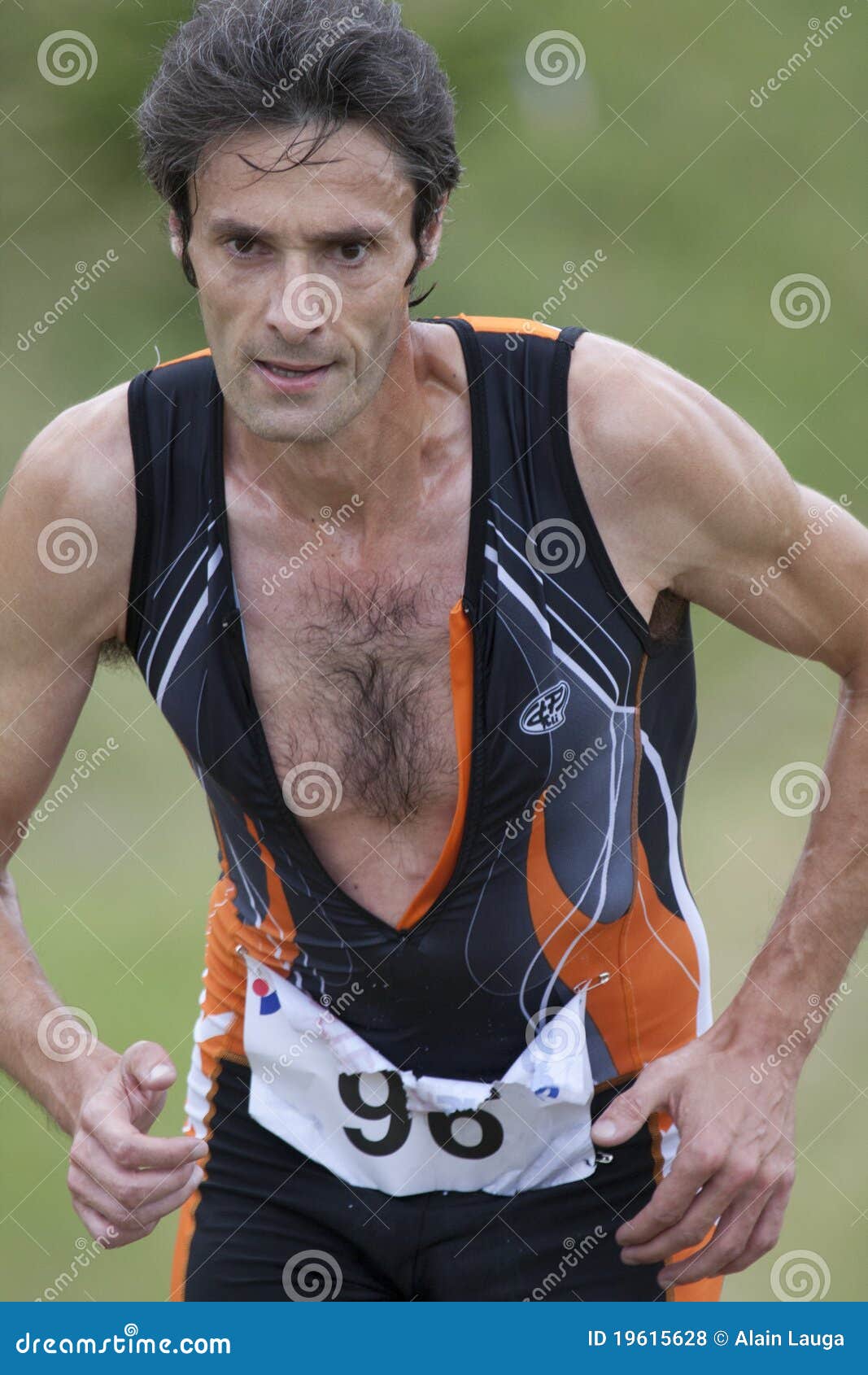 Man runner editorial stock photo. Image of athlete, gascony - 19615628