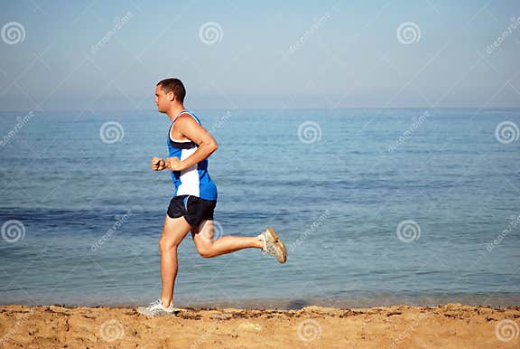 Man running stock image. Image of young, running, action - 10805379