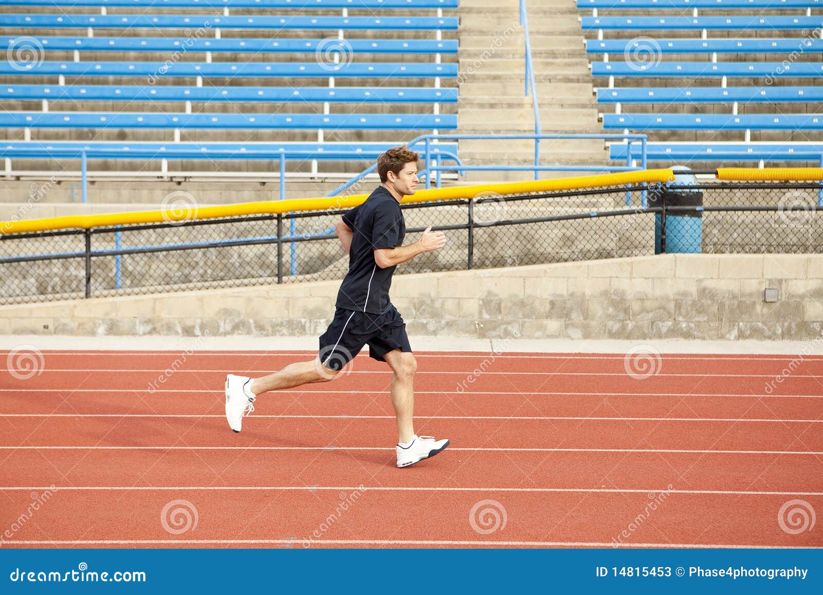 Man running stock image. Image of caucasian, attractive - 14815453