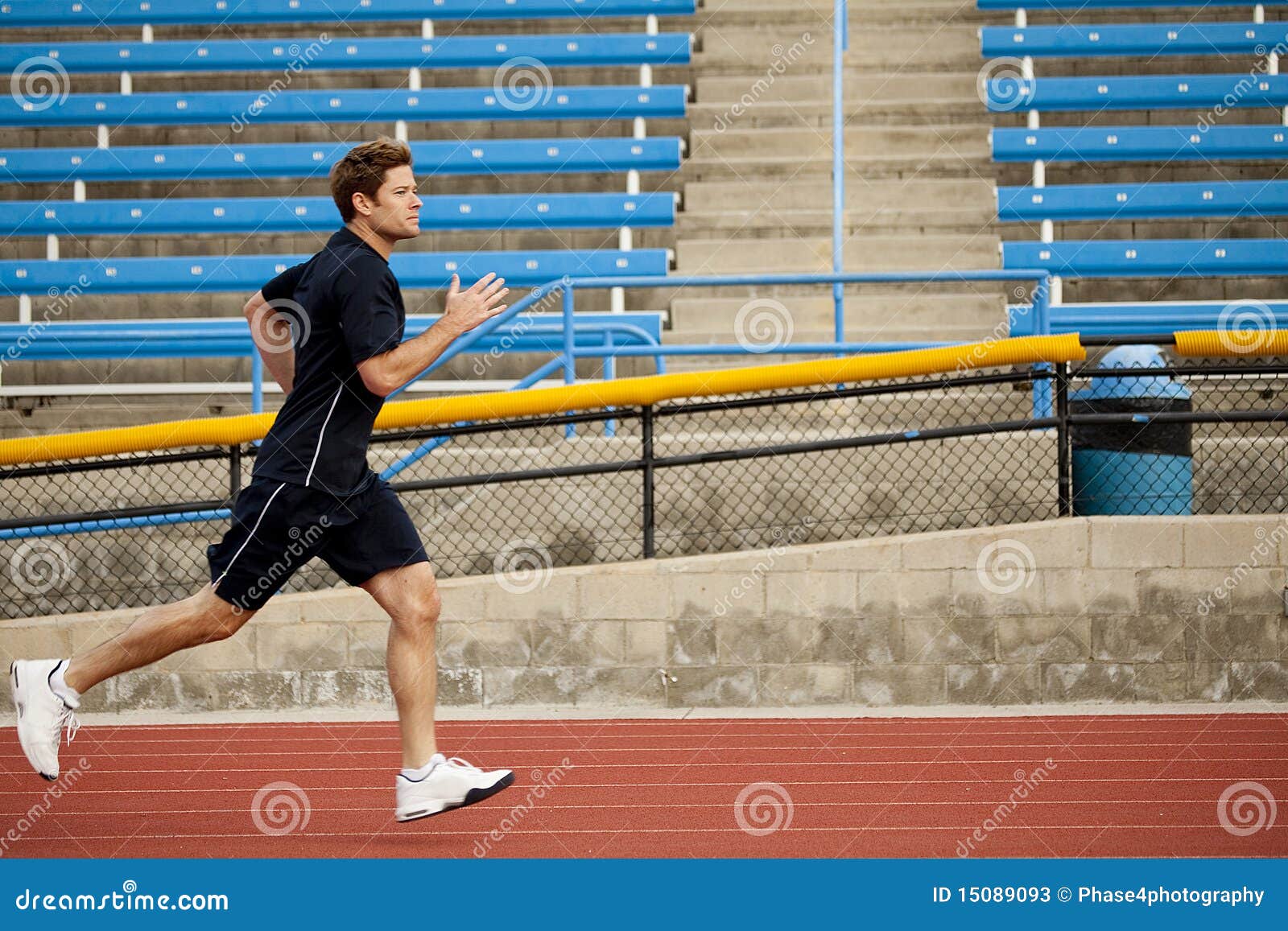 Man running stock image. Image of person, portrait, face - 15089093