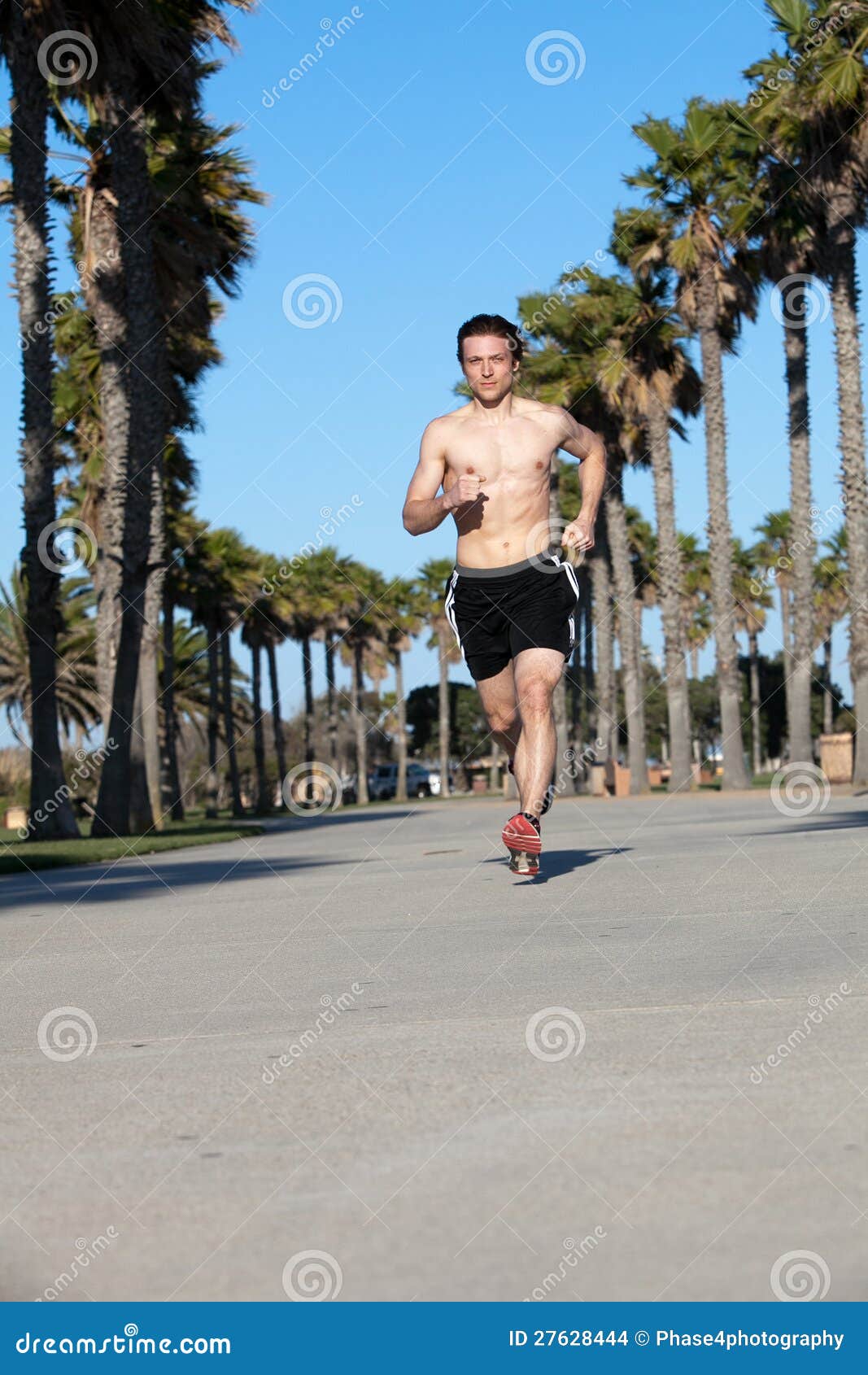 Man running stock photo. Image of athlete, handsome, motion - 27628444