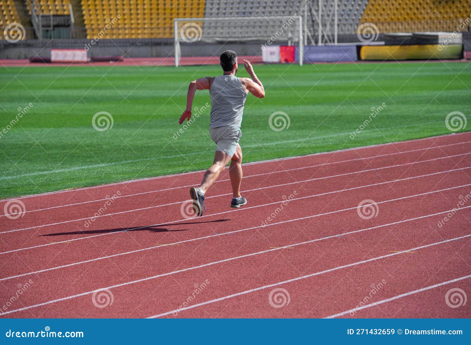 Man Running Fast in Road, Stamina and Endurance Stock Image - Image of ...
