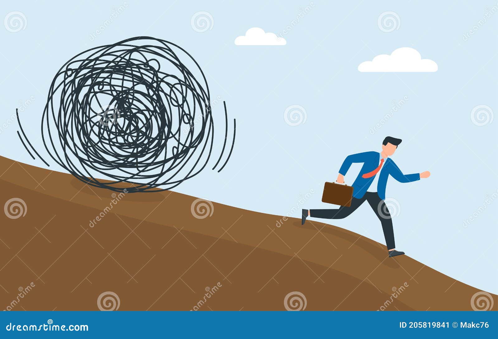 People Running Away From Danger