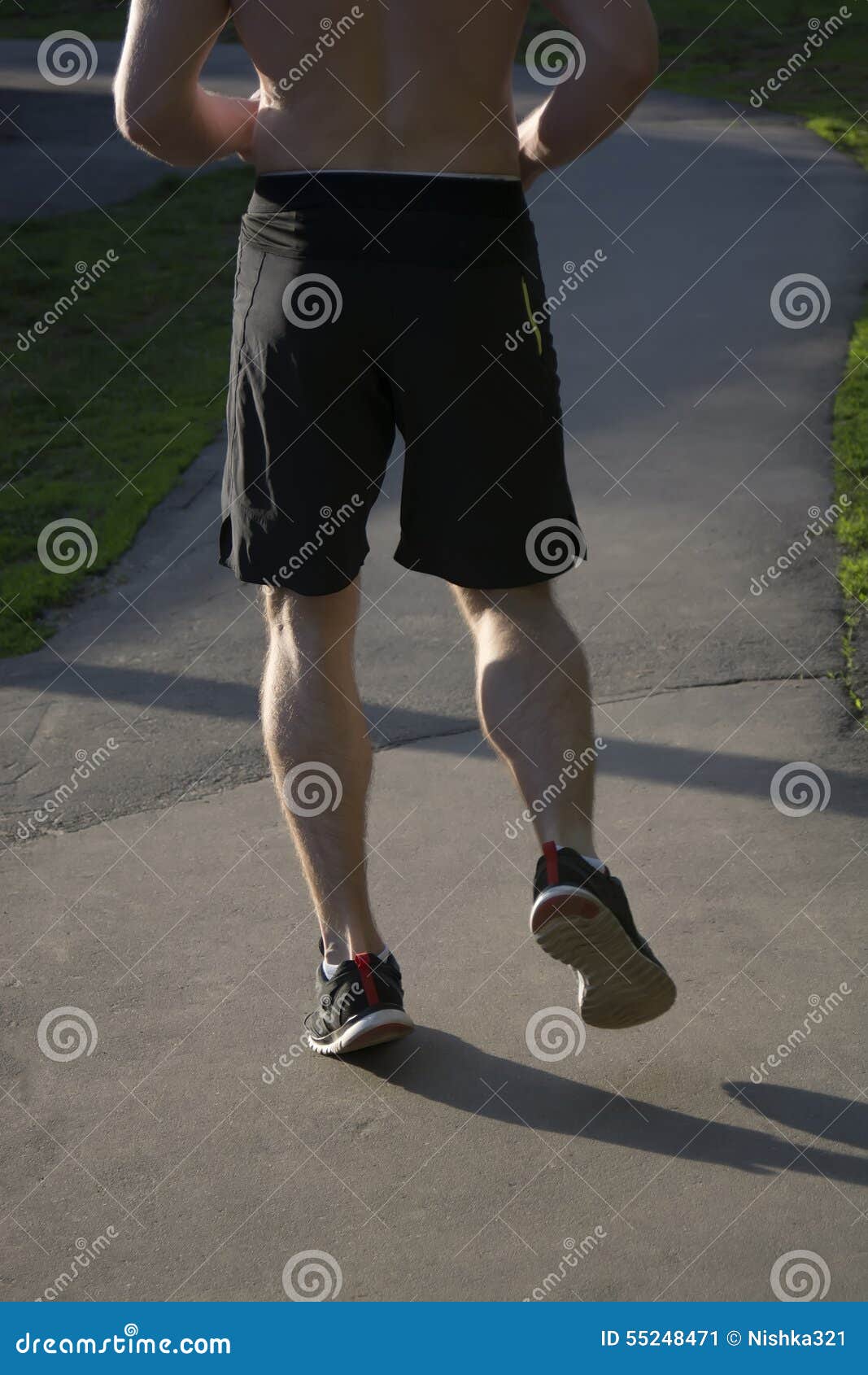 Man is running stock image. Image of outside, person - 55248471