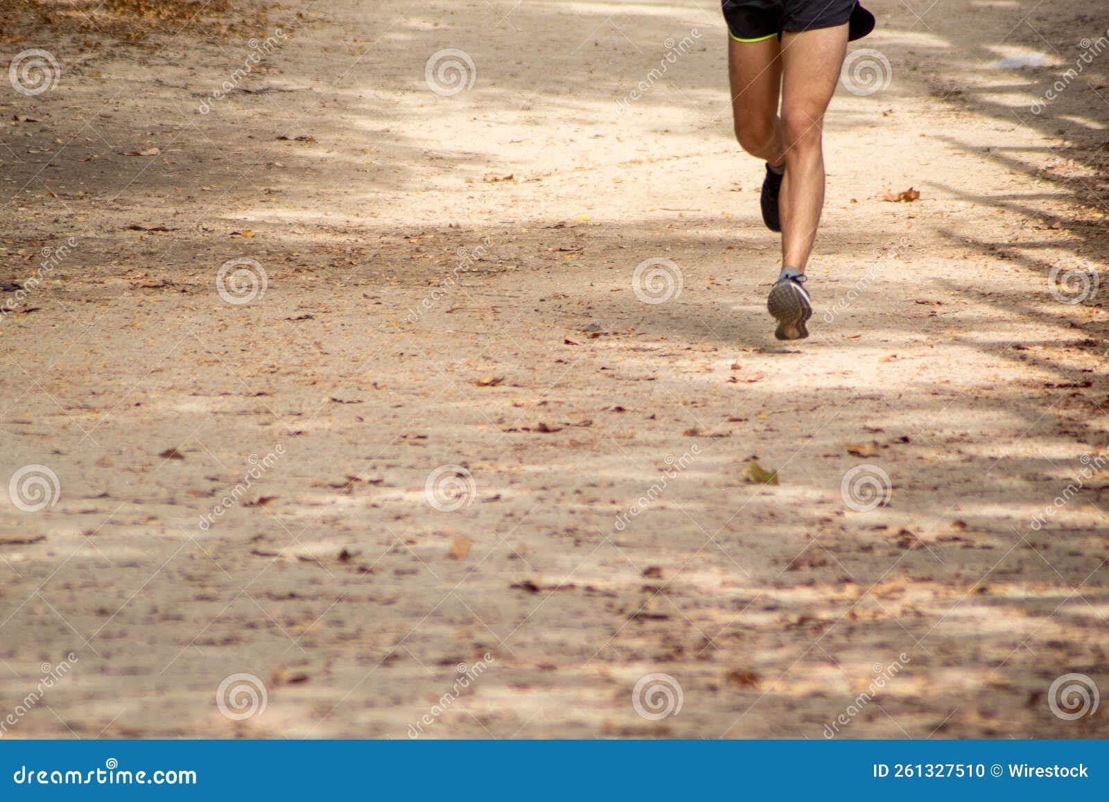 Man Running through a Park. Stock Photo - Image of healthy, camera ...