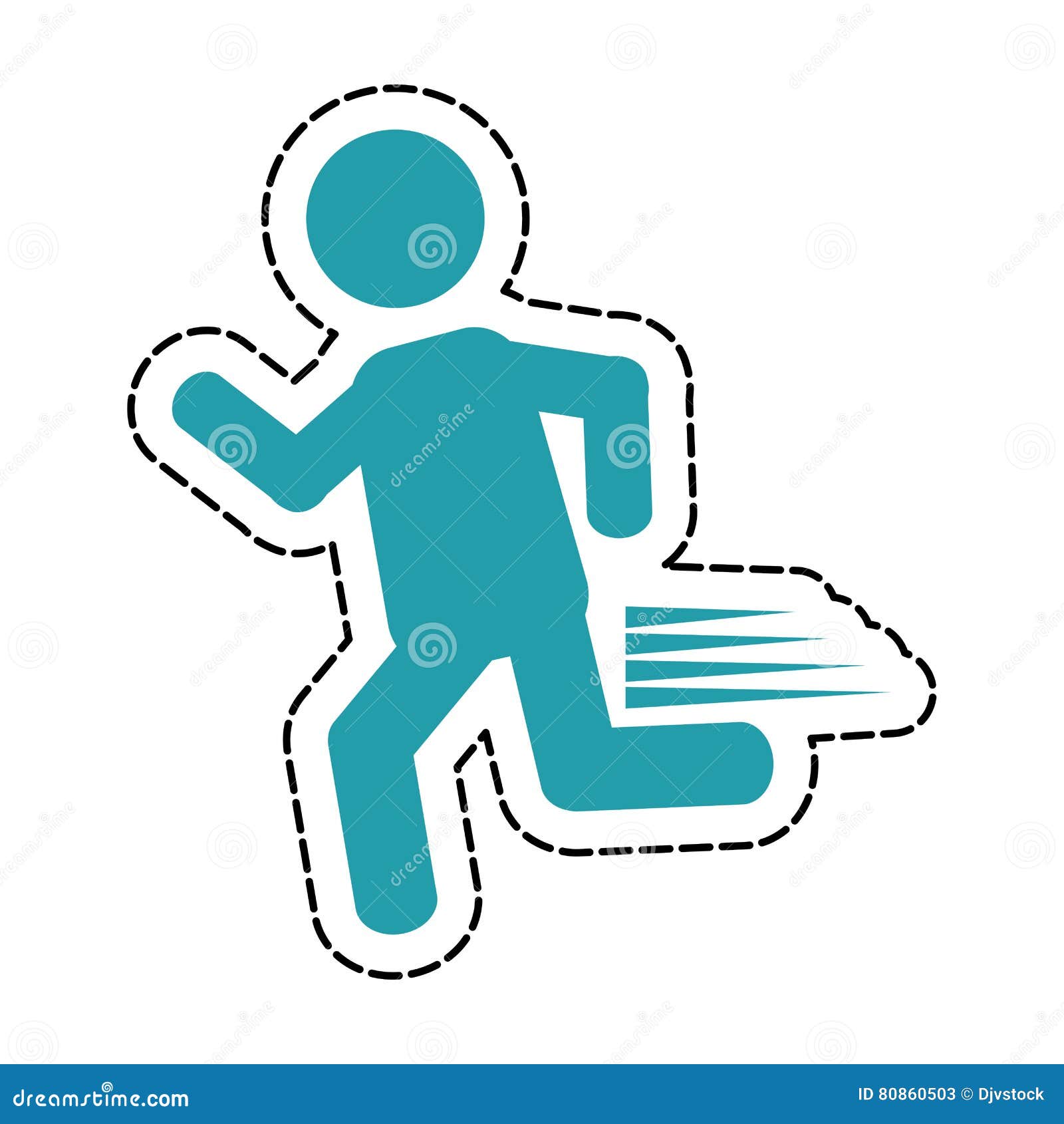 Man Running Pictogram Royalty-Free Illustration | CartoonDealer.com ...