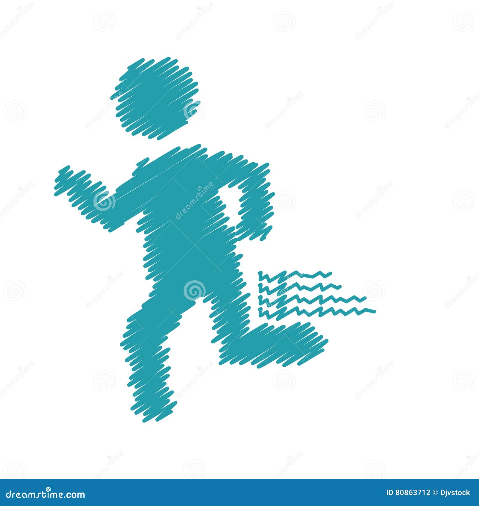 Man Running Pictogram Royalty-Free Illustration | CartoonDealer.com ...