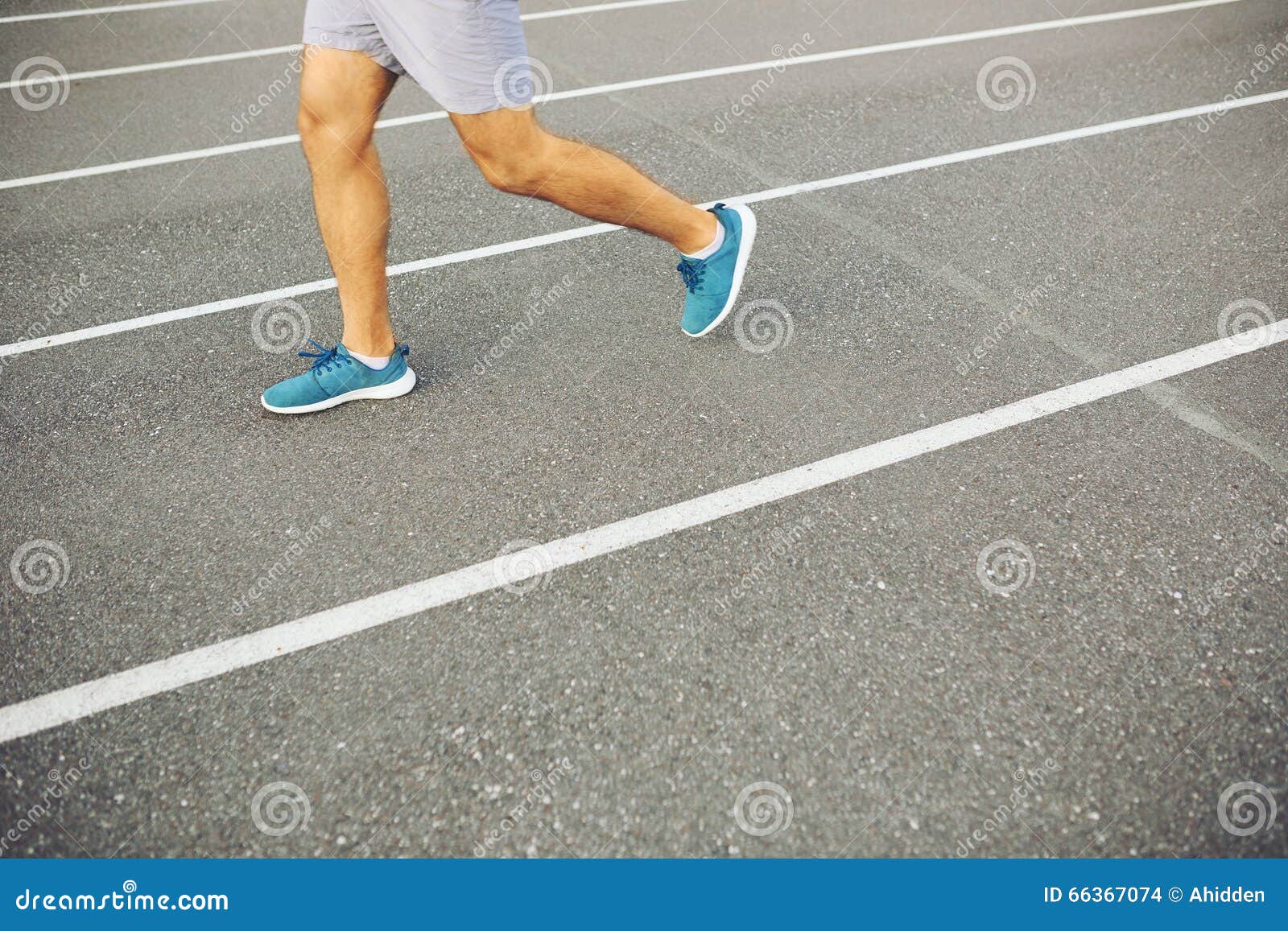Man Running on a Racing Track Stock Photo - Image of concept, sprint ...
