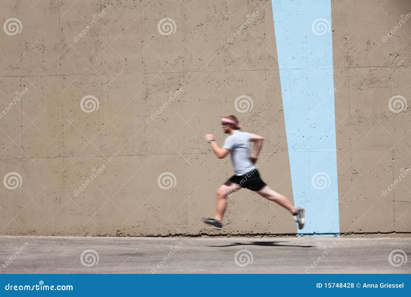 Man Runs To Prepare for Race Stock Photo - Image of pump, muscles: 15748428