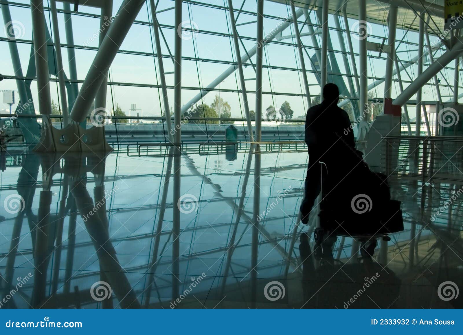 Man rushing at airport stock photo. Image of tourism, terminal - 2333932