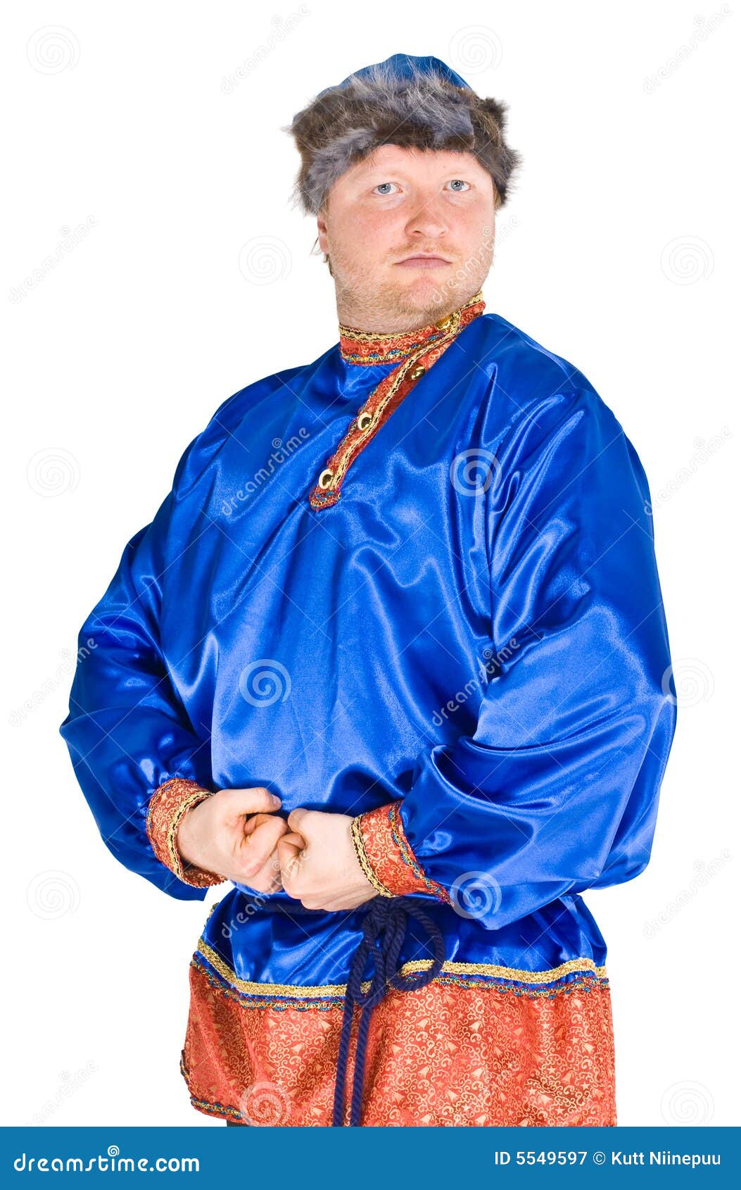 Man In Russian Clothes Royalty Free Stock Photography - Image: 5549597