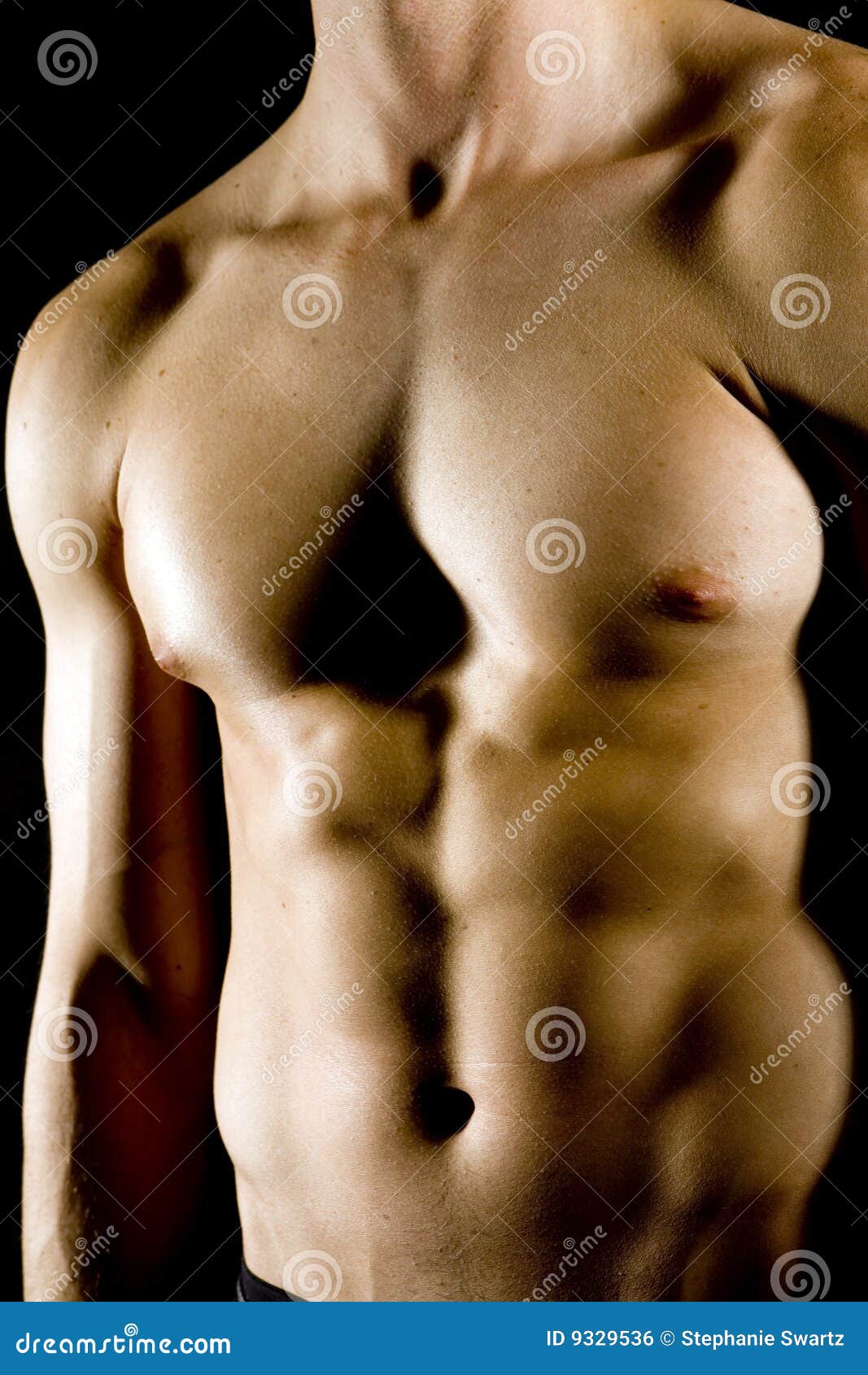 Man s chest stock photo. Image of athlete, hunk, close - 9329536