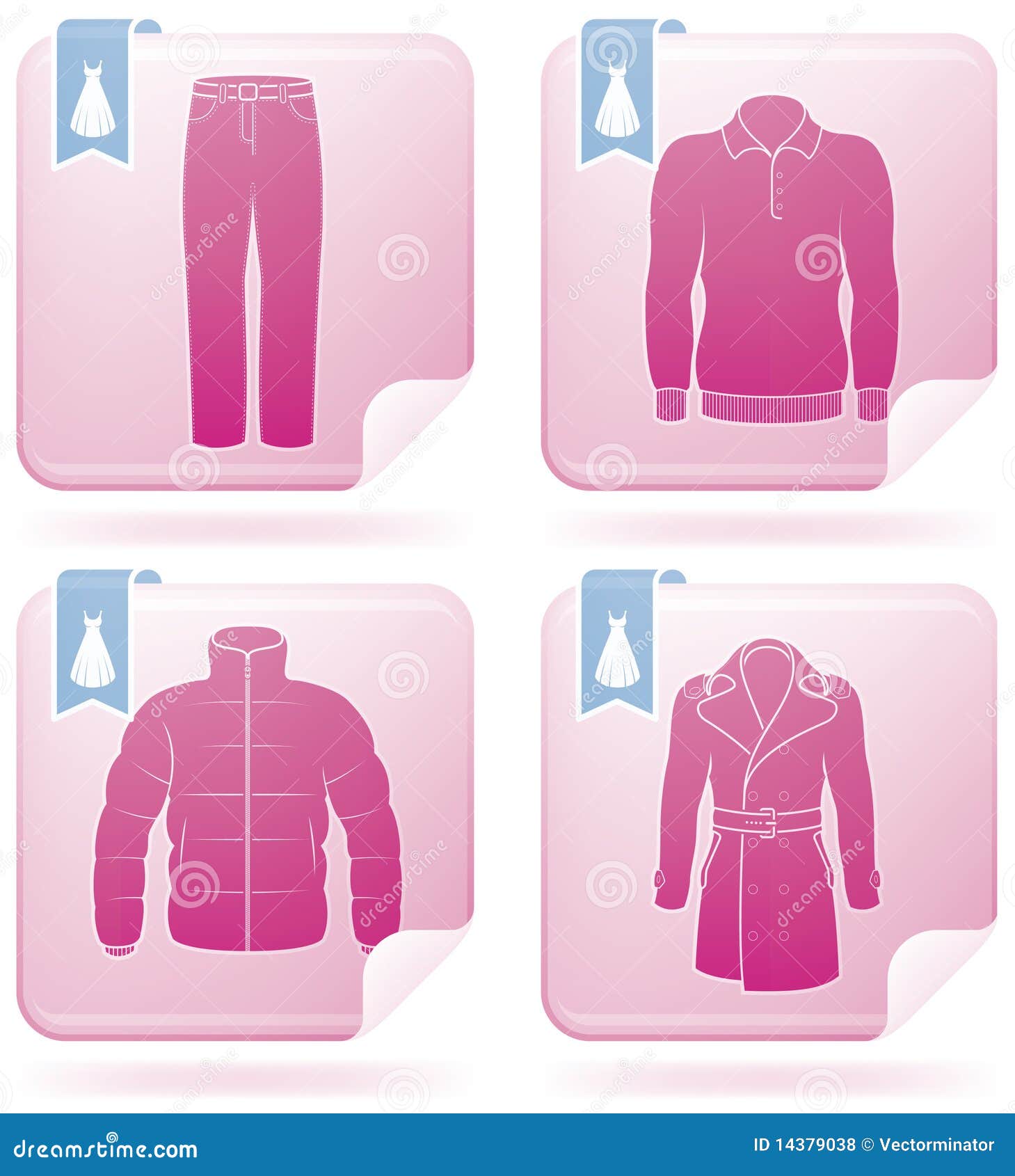 Man s Clothing stock vector. Illustration of wear, trousers - 14379038