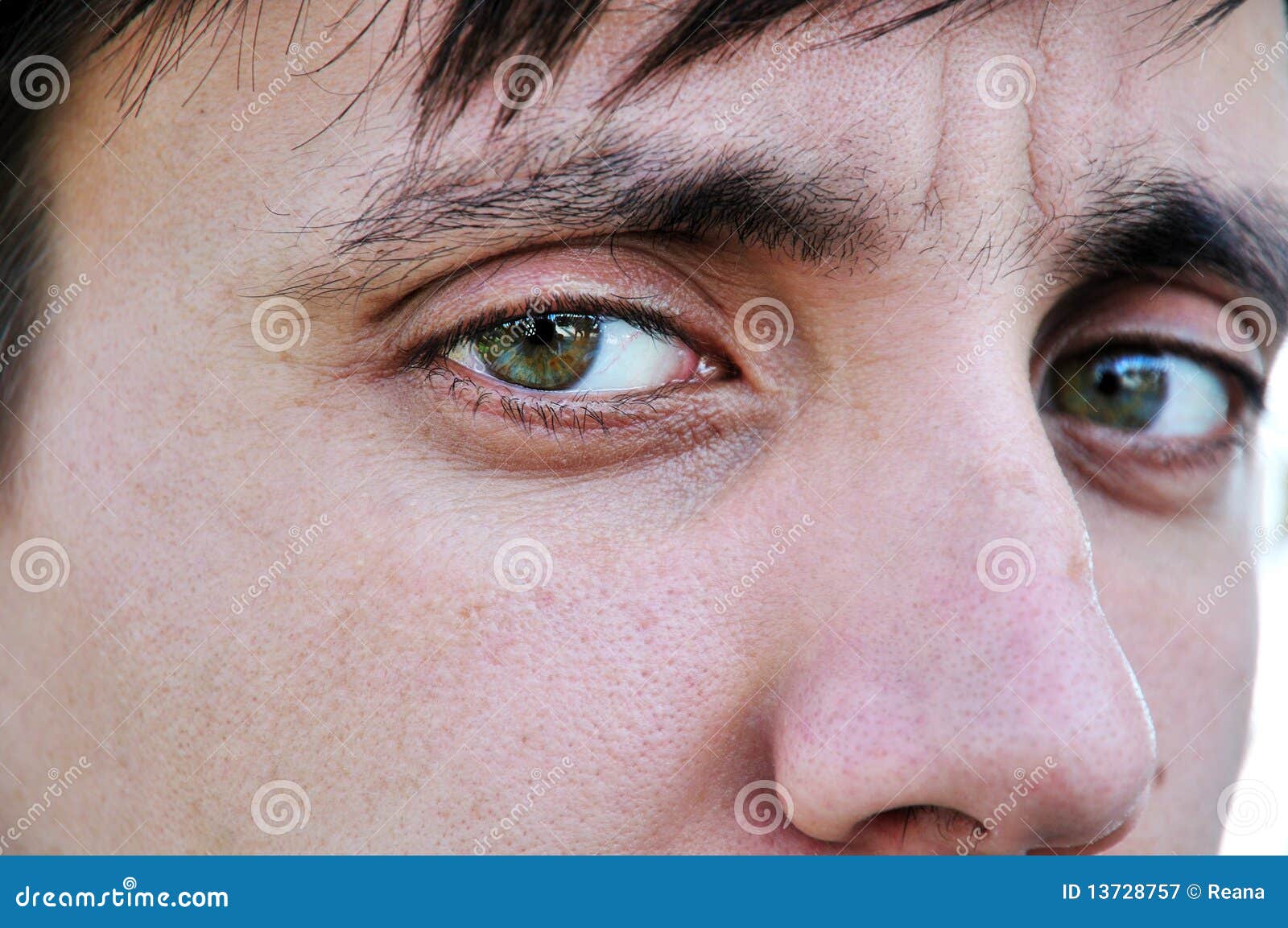 Man s eyes stock image. Image of gaze, stare, skin, male - 13728757