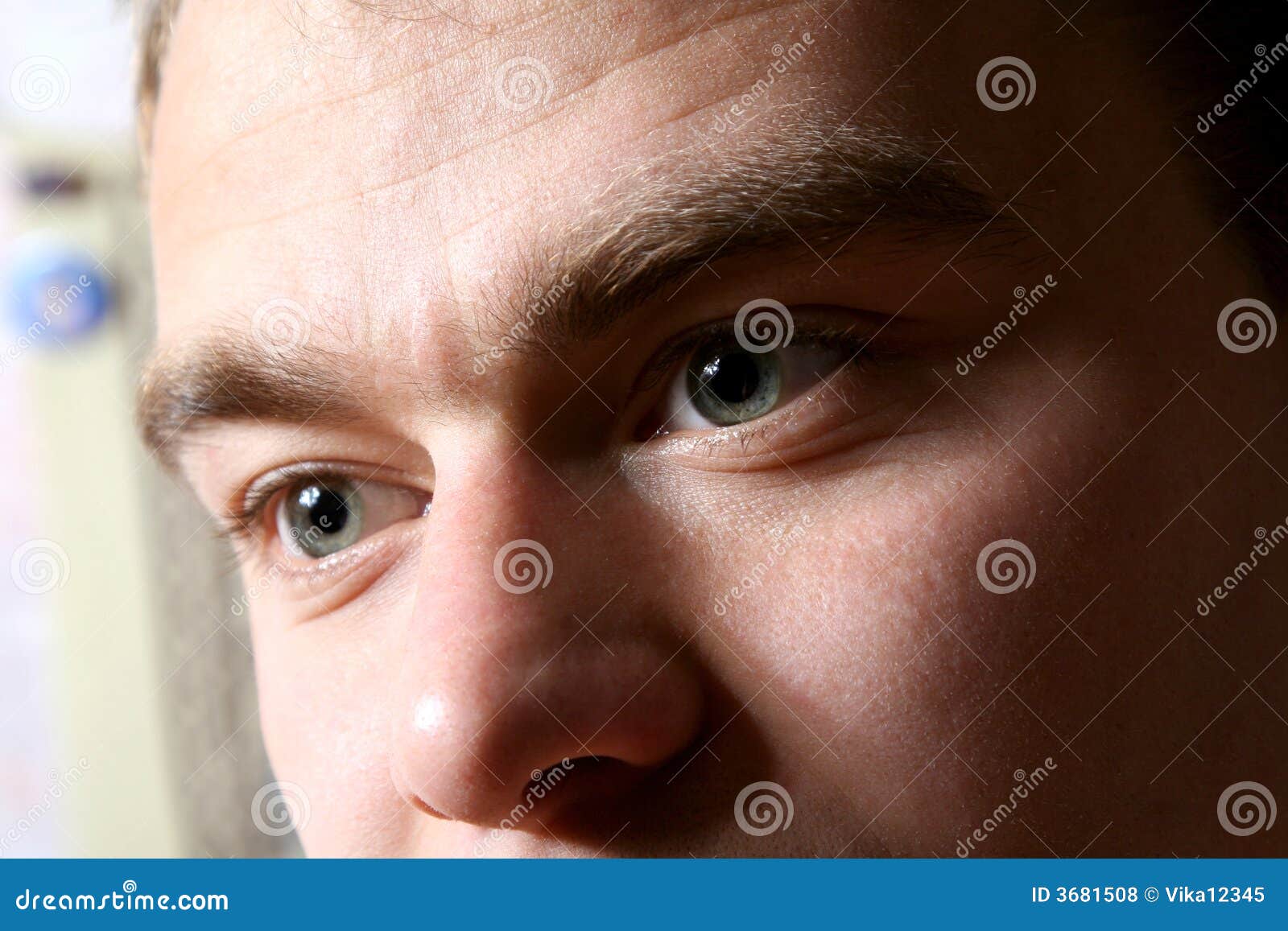 Man s eyes stock photo. Image of vision, ophthalmology - 3681508