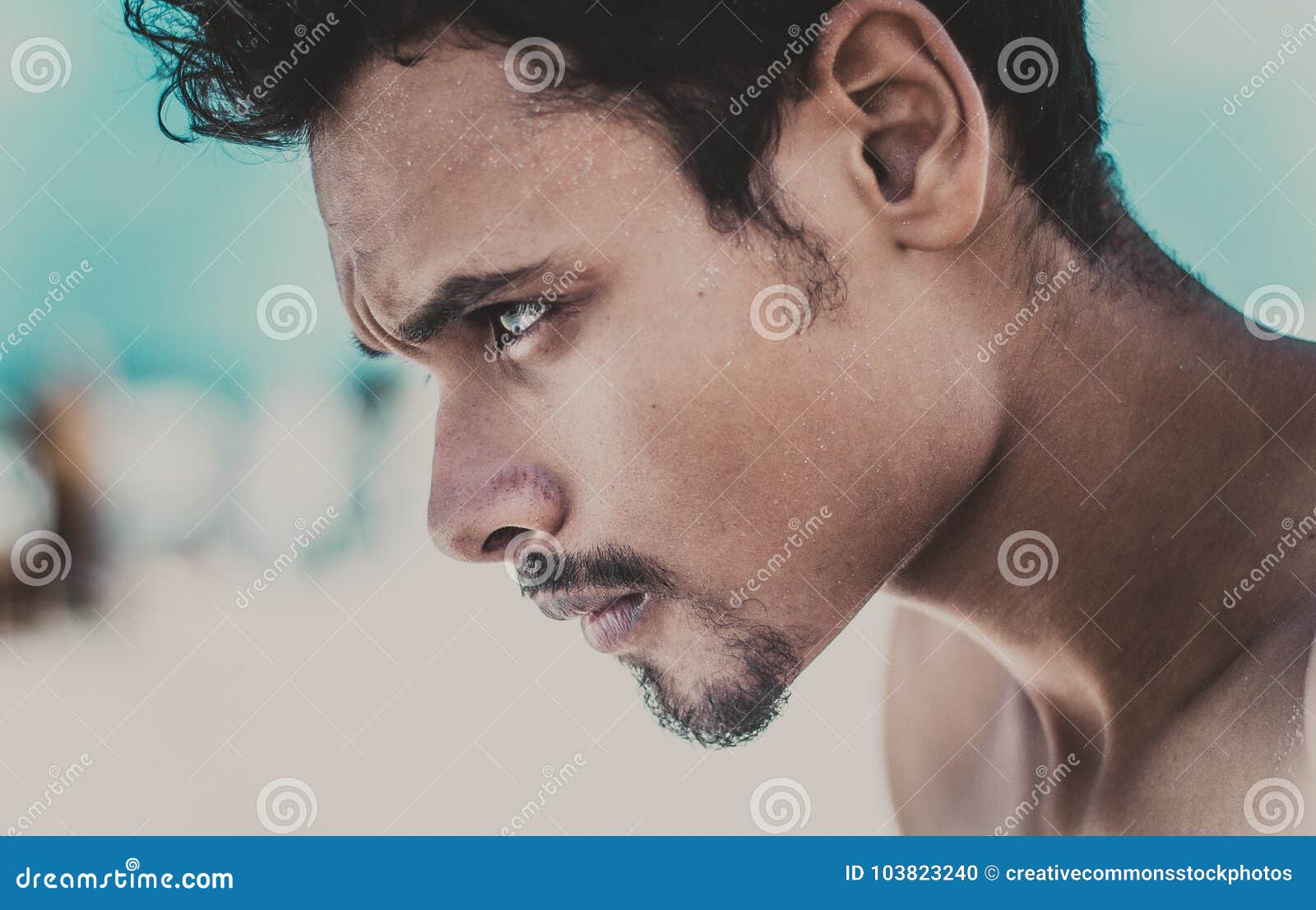 Man's Face Picture. Image: 103823240