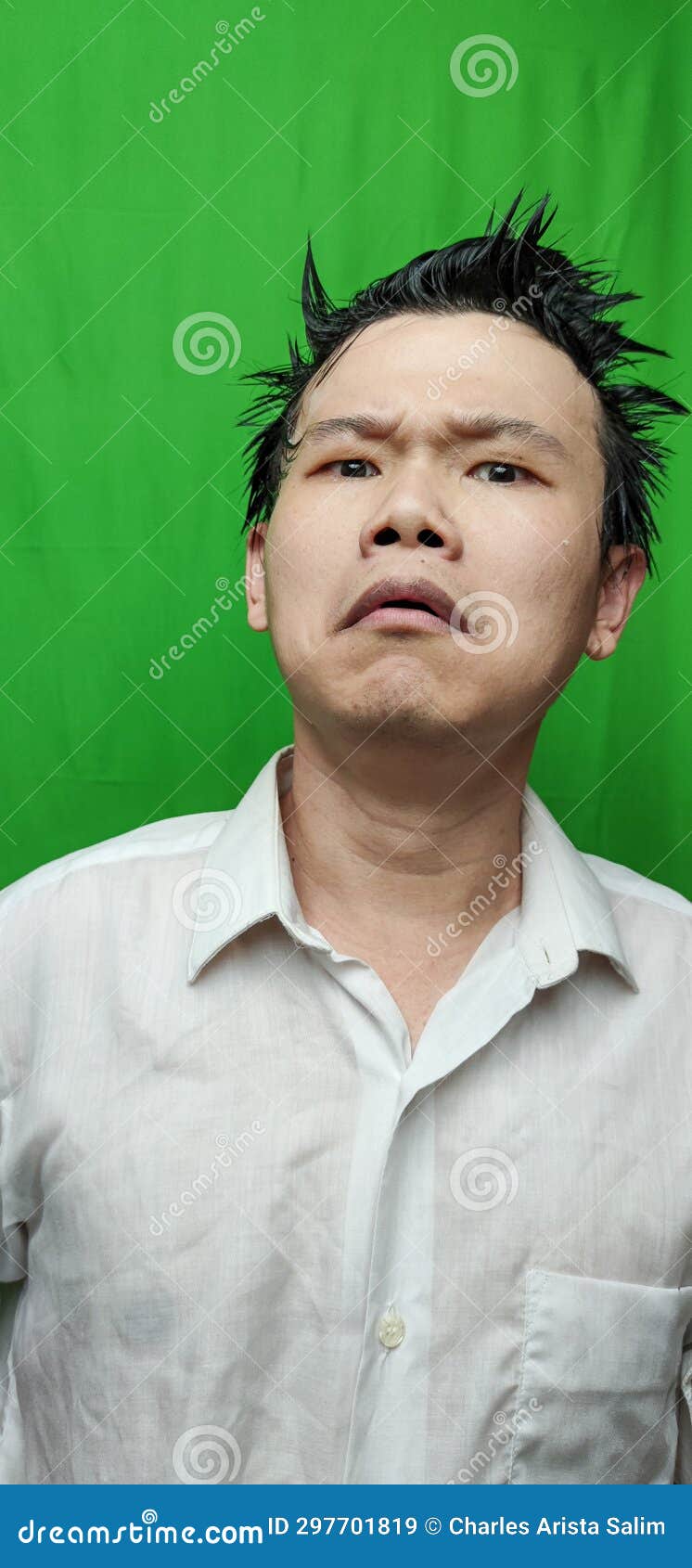 Face Reflecting Displeasure and Dismay Disgusted Expression Stock Image ...