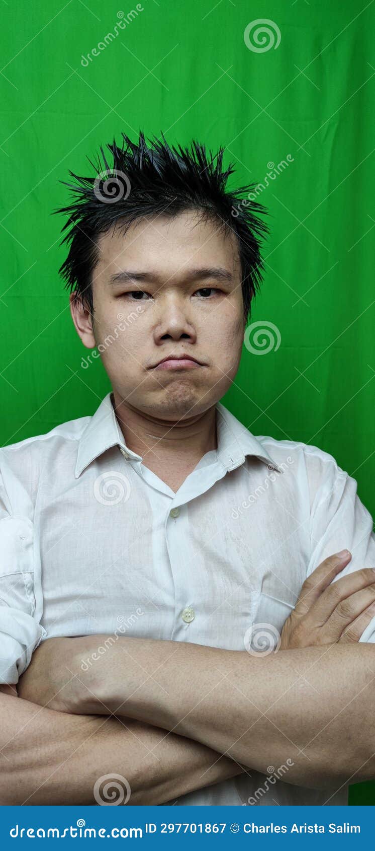 Face Reflecting Displeasure and Dismay Disgusted Expression Stock Image ...