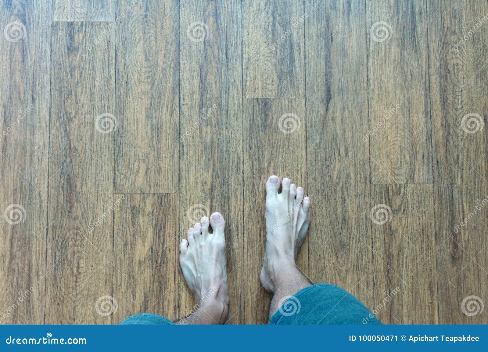 Man`s feet standing stock image. Image of standing, relaxing - 100050471