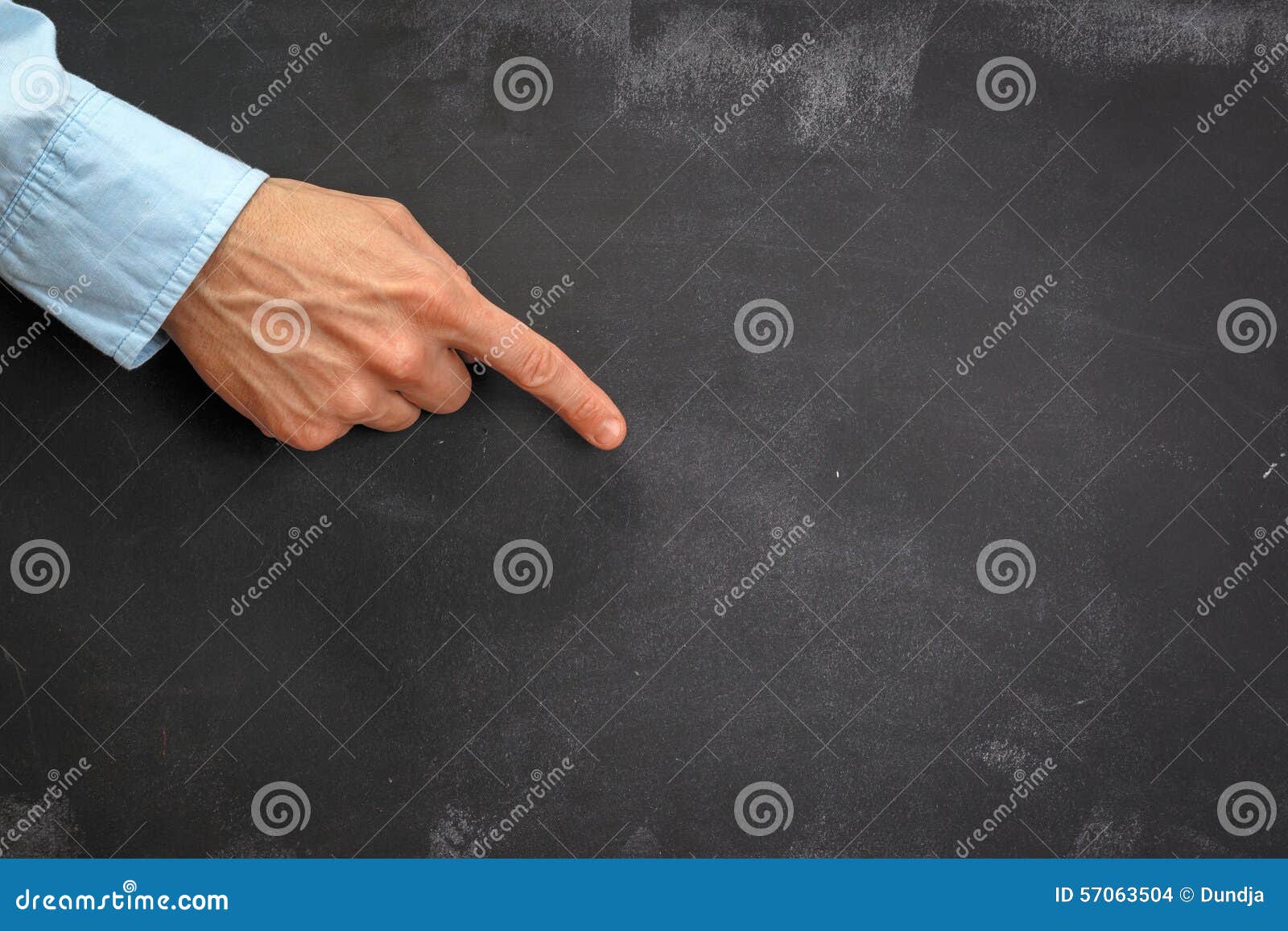 Man S Hand Gesturing on Dark Chalkboard with Copy-space Stock Photo ...