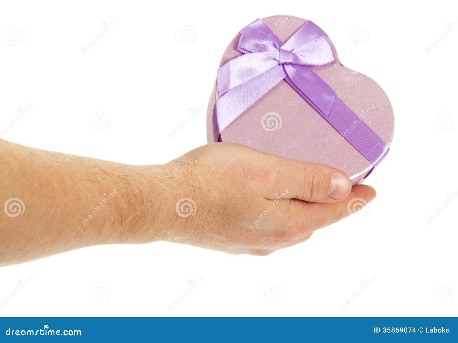 Man s hand with gift box stock photo. Image of colorful - 35869074