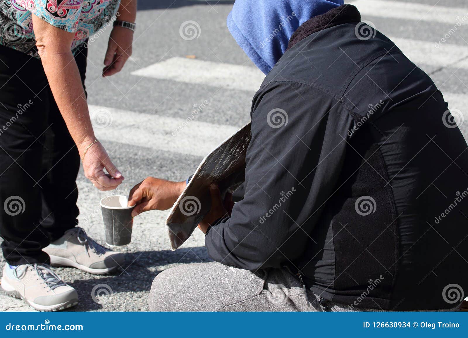 Man`s Hand Gives Alms To the Poor Man Stock Photo - Image of mans ...