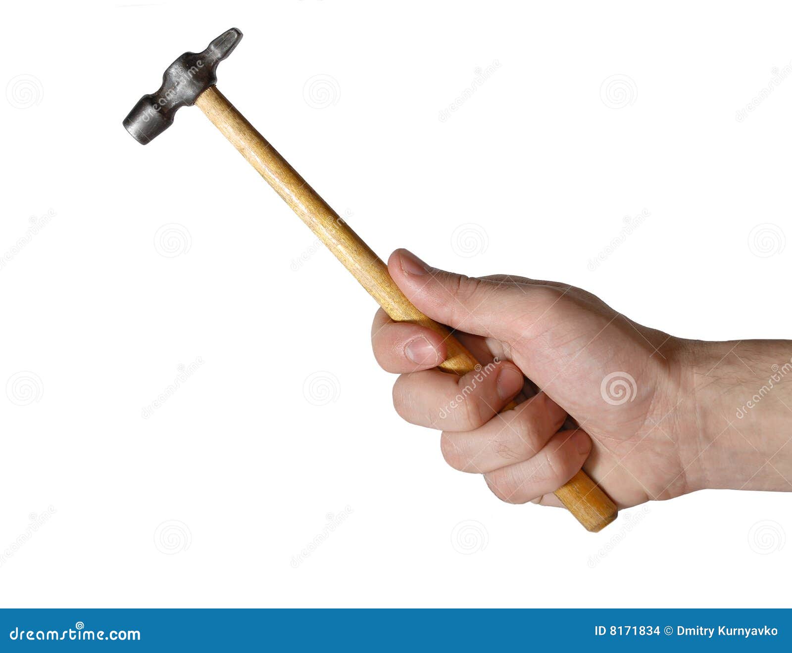 Man s hand, hammer stock photo. Image of hammer, nail - 8171834