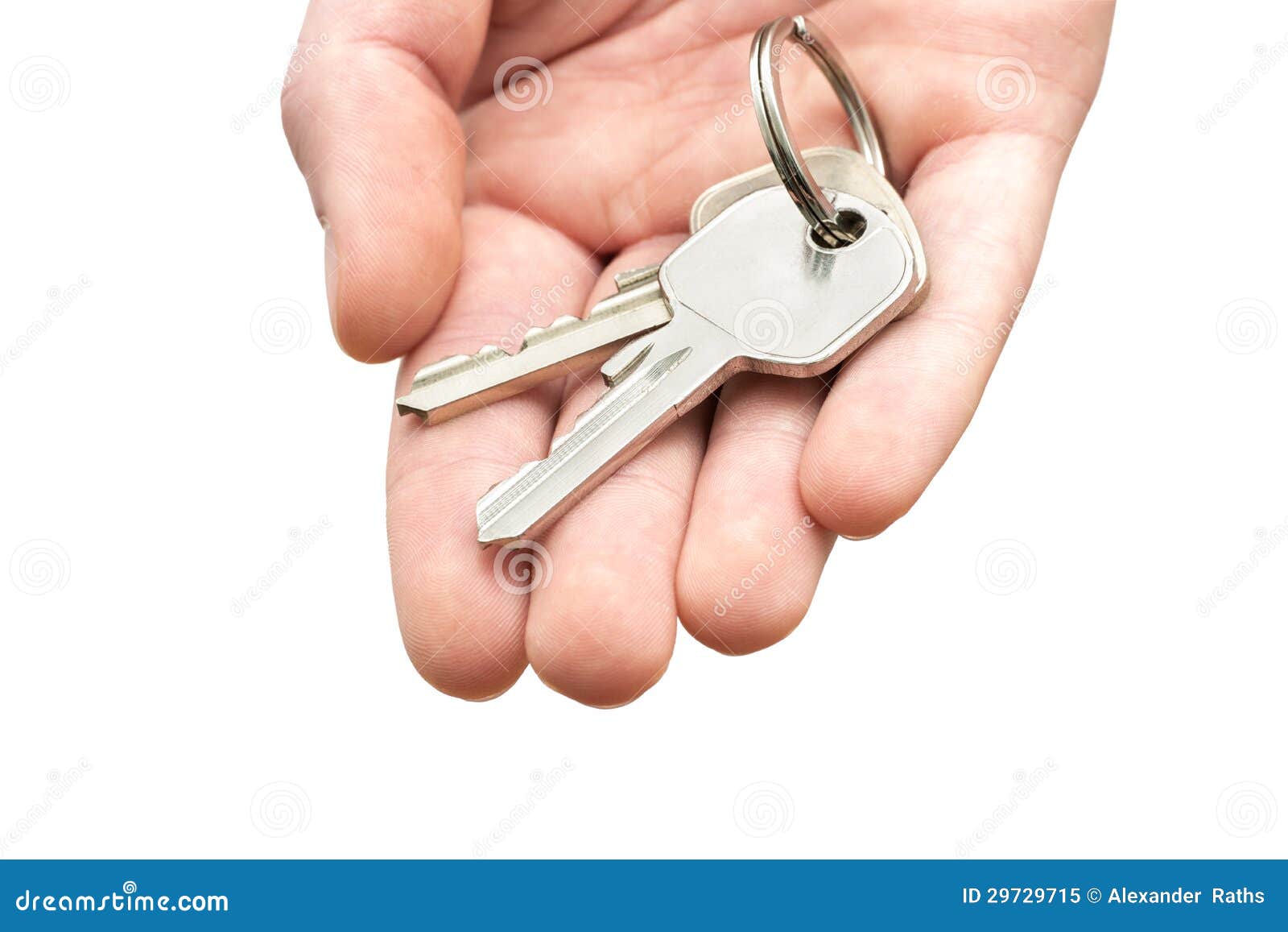 Hand holding keys stock image. Image of homeowner, person - 29729715