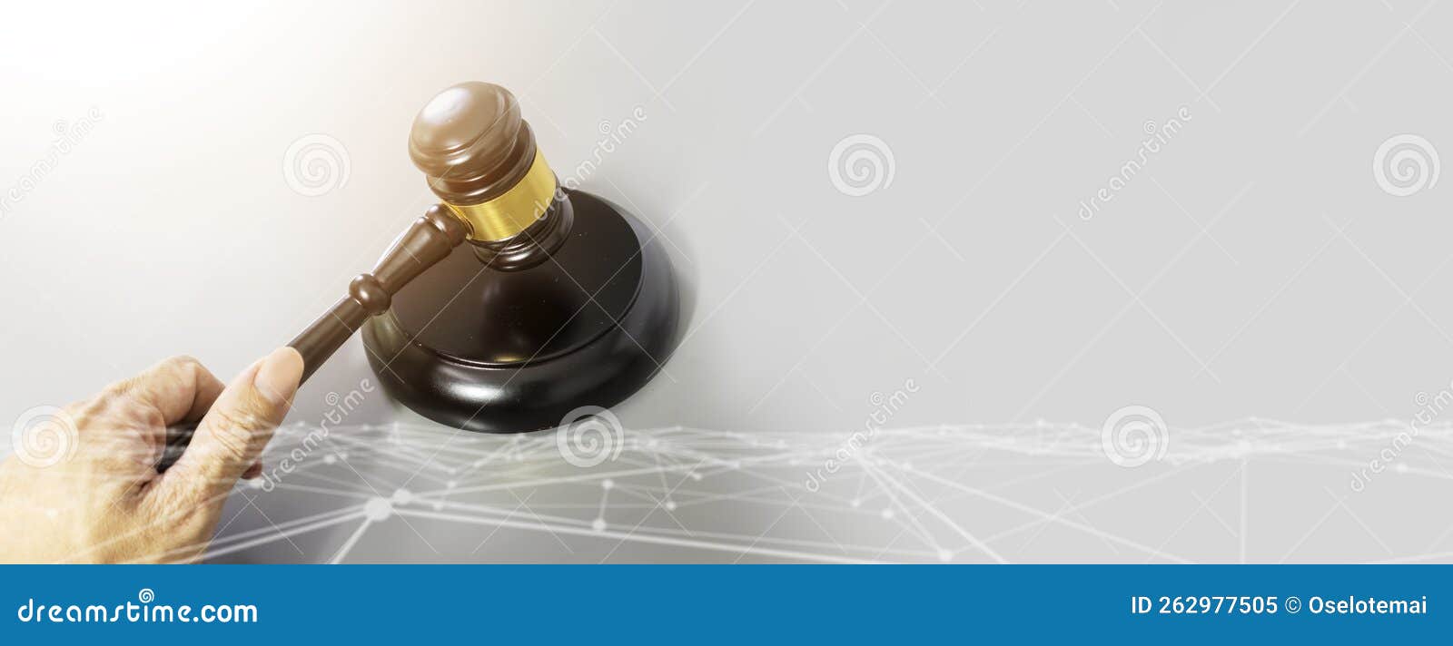 Man S Hand Holding a Judgment Hammer,Linking Information for Decision ...