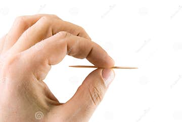 Man S Hand Holding a Toothpick Stock Image - Image of beauty, indoors ...