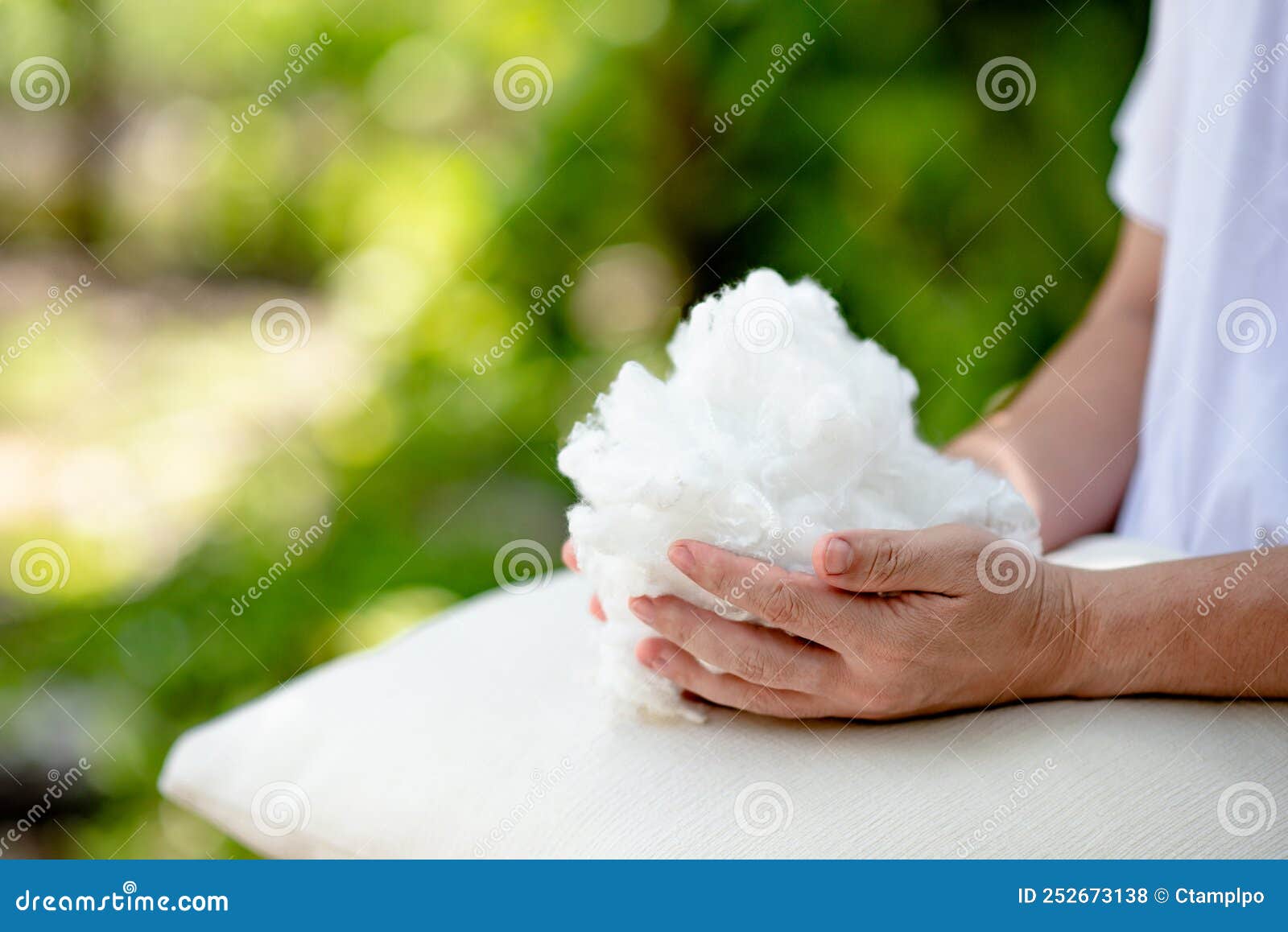 Polyester Fiber Mooring System From The Oil Rig Secured On Deck On ...