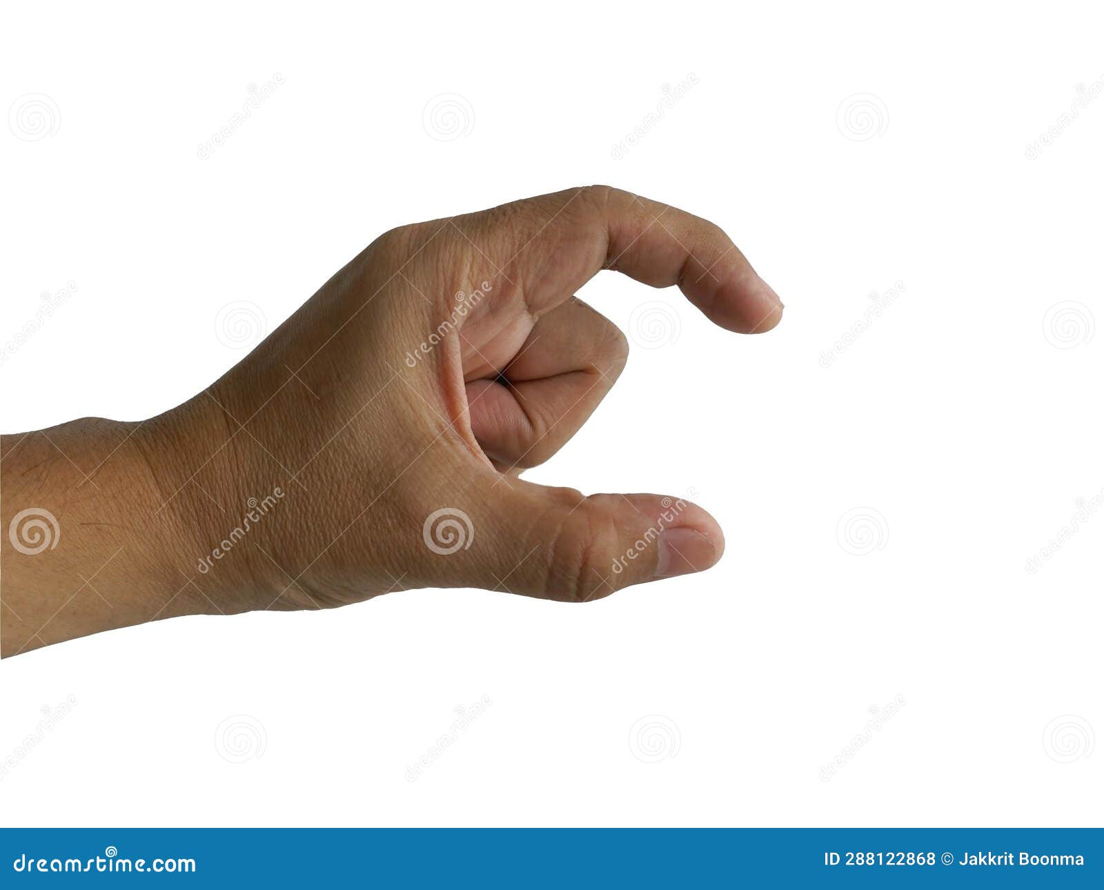 Man S Hand Isolated on White Background with Clipping Path, Abstract ...