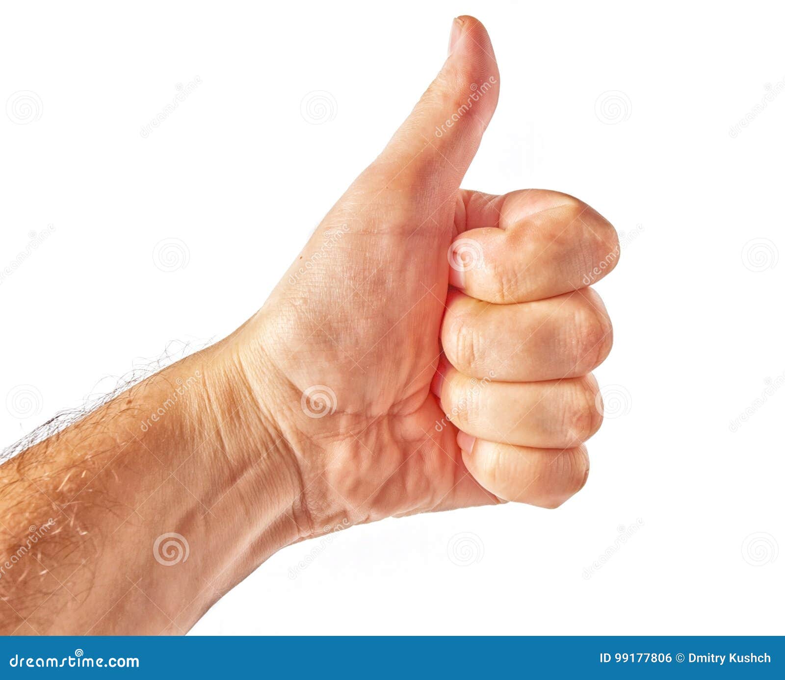 Man`s hand in like gesture stock photo. Image of adult - 99177806