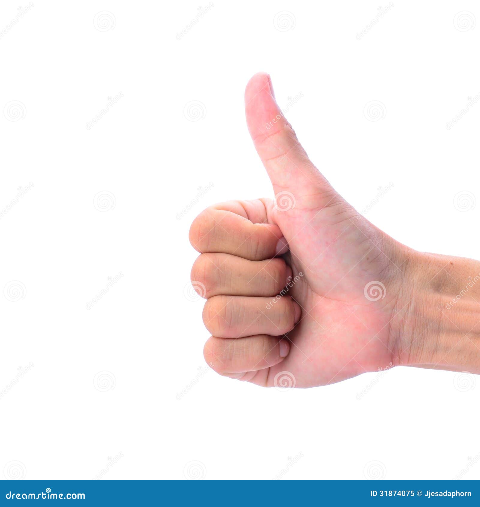 Man S Hand Makes Thumb Up Sign Stock Image - Image of okey, approve ...