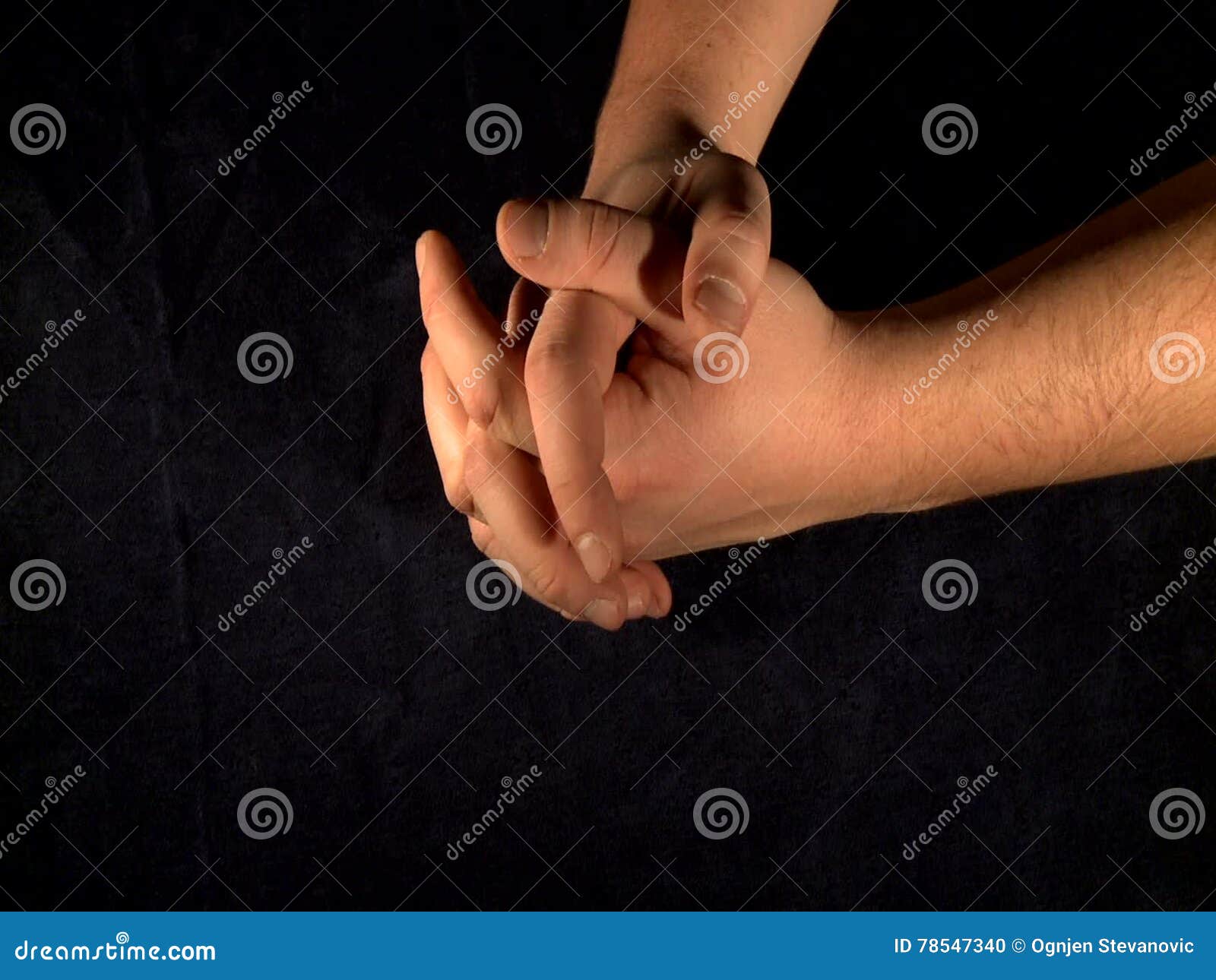 Man s hand mimic stock footage. Video of four, angry - 78547340