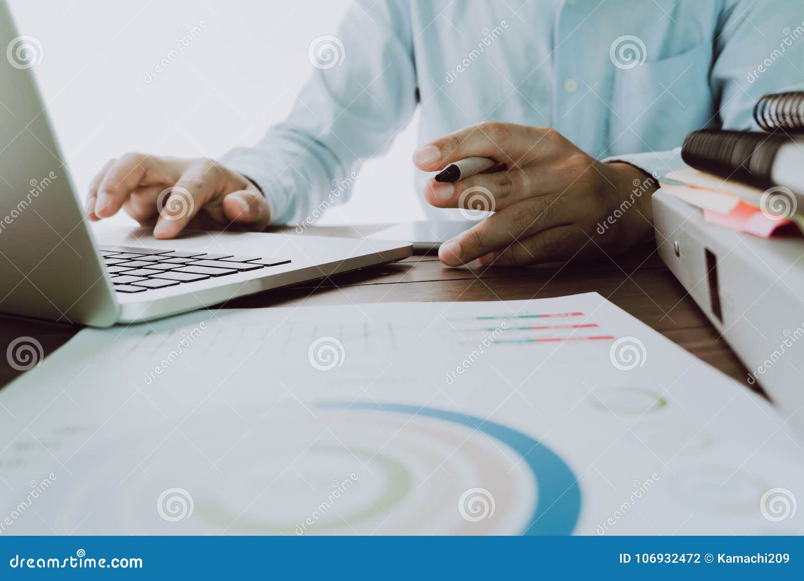 Man`s Hand is Pressing a Computer Keyboard. it`s a Technology Work. To ...