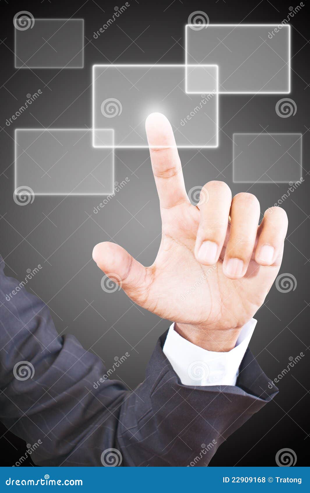 Man S Hand Pushing the Button Stock Photo - Image of search, choose ...