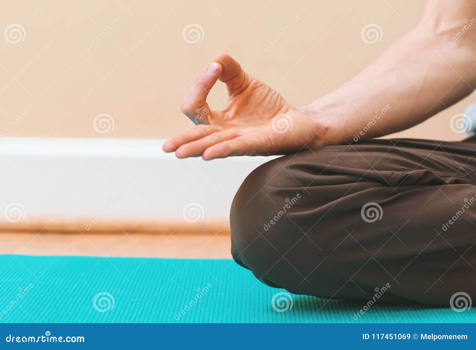 Man`s Hand in a Meditation Pose Stock Image - Image of color, mudra ...