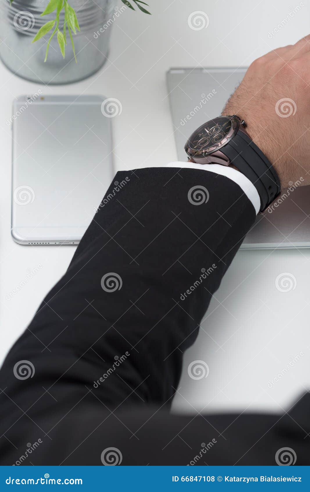 Man s hand in suit stock photo. Image of work, desk, employer - 66847108