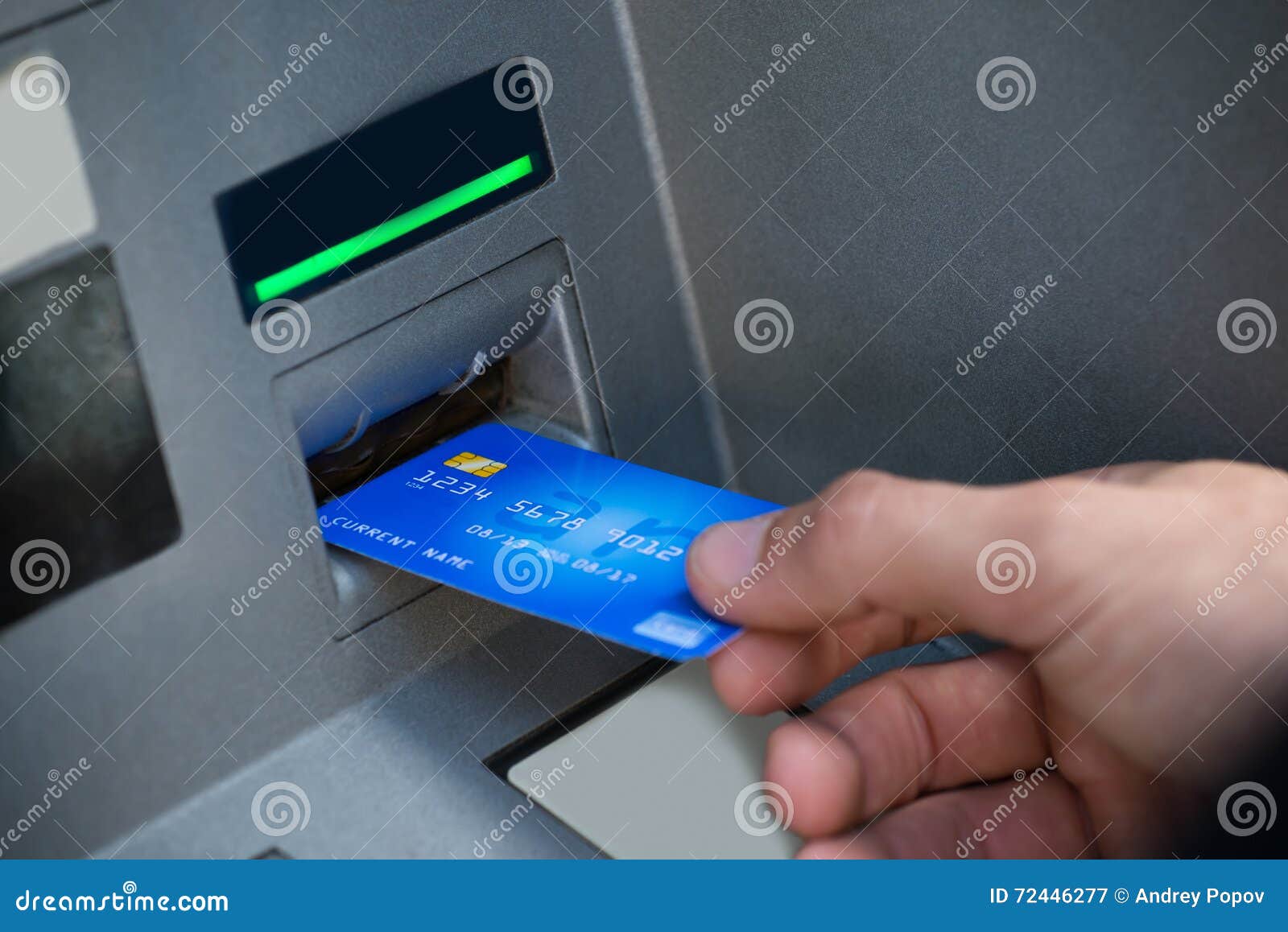 Man s Hand Using Atm stock image. Image of adult, business - 72446277