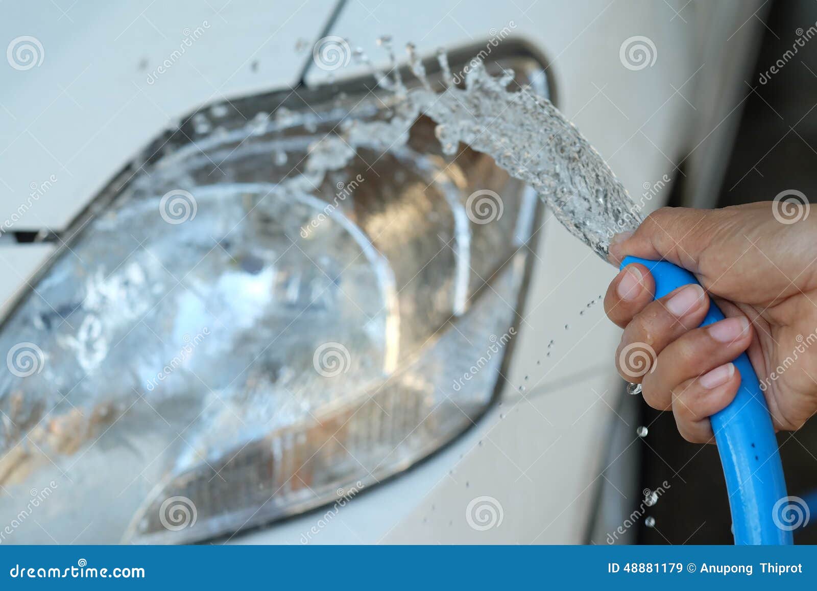 Man Washing Car Front Yard Stock Photos - Free & Royalty-Free Stock ...