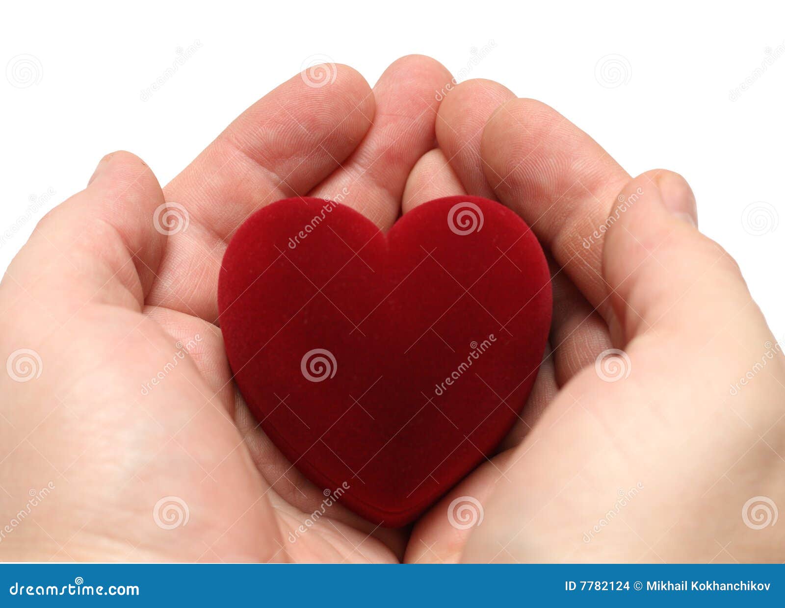 Man s hands with heart stock photo. Image of gift, give - 7782124