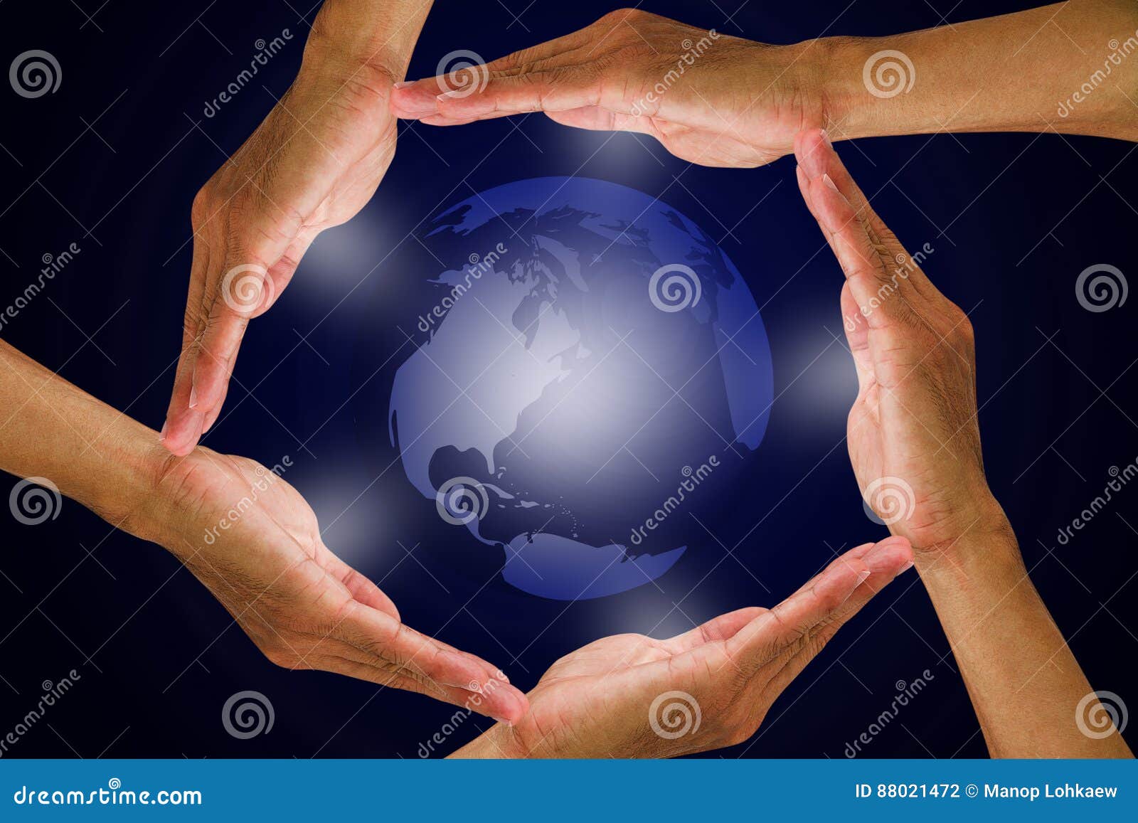 Man`s Hands Holding Around the Globe Stock Photo - Image of mans, palm ...