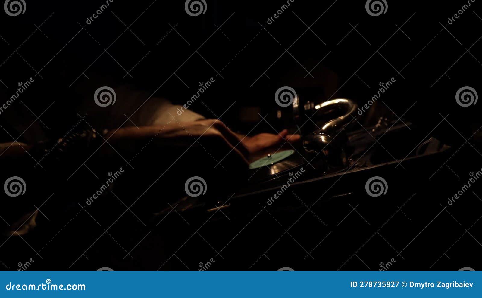 A Man S Hands Inserting a Vinyl Record into an Mechanical Patiphone ... A Man S Hands Inserting a Vinyl Record into an Mechanical Patiphone ...