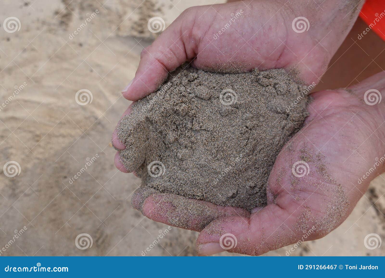 Man S Hands Picking Up Sand from the Beach. Beach Sand in Hands Stock ...