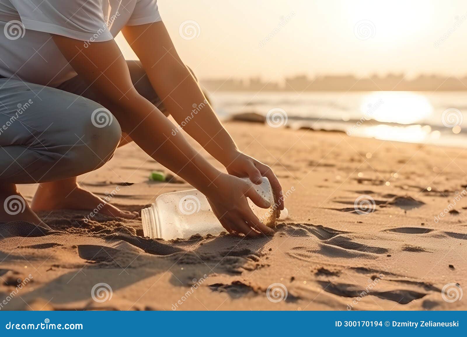 Man S Hands Remove Trash. Generative AI Stock Illustration ...